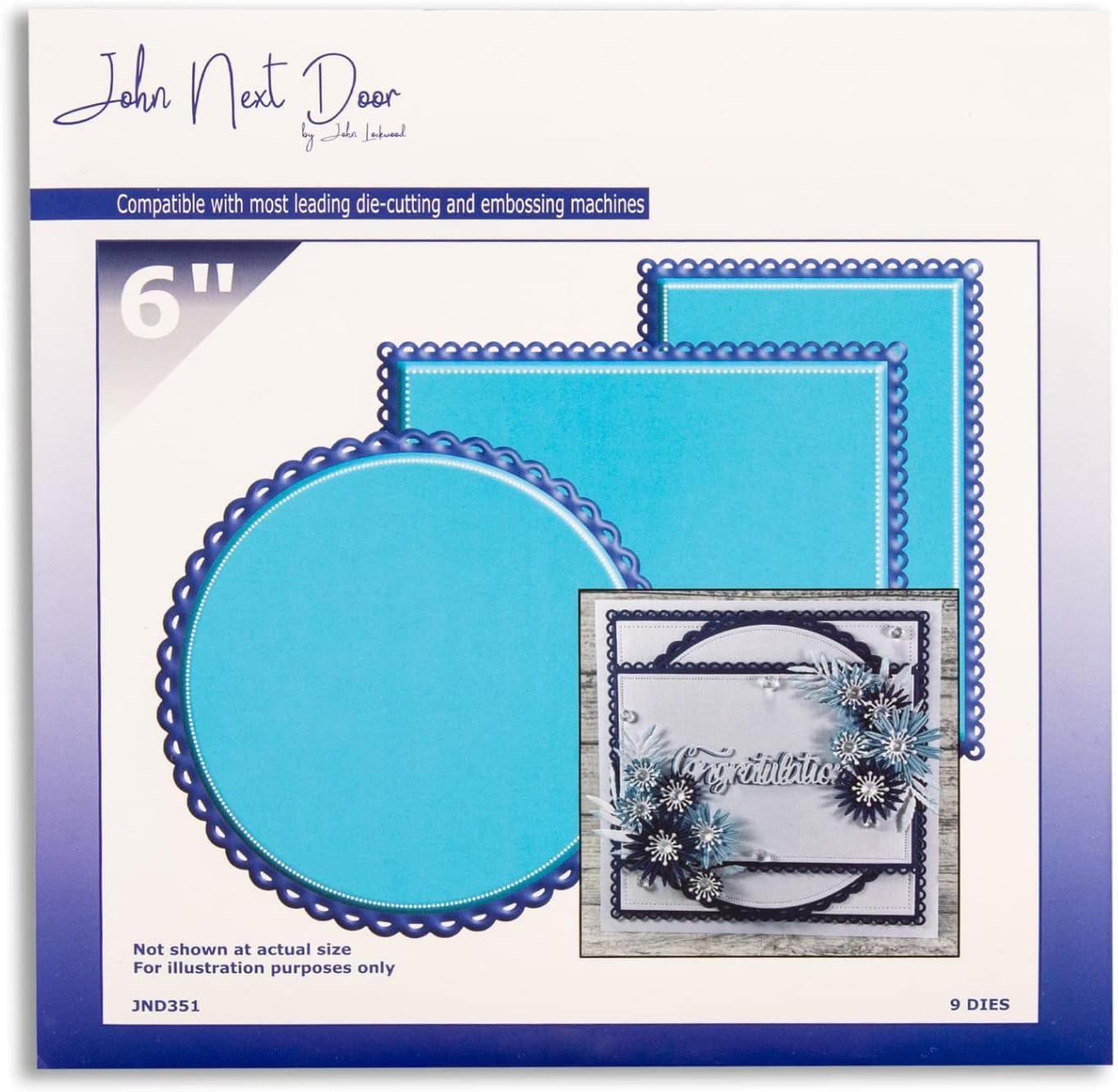 John Next Door Layering Die Set 351-6" - 9 Dies : Amazon.co.uk: Home ...