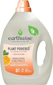 Earthwise Orange & Eucalyptus Laundry Washing Detergent Liquid 2L, 40 ...