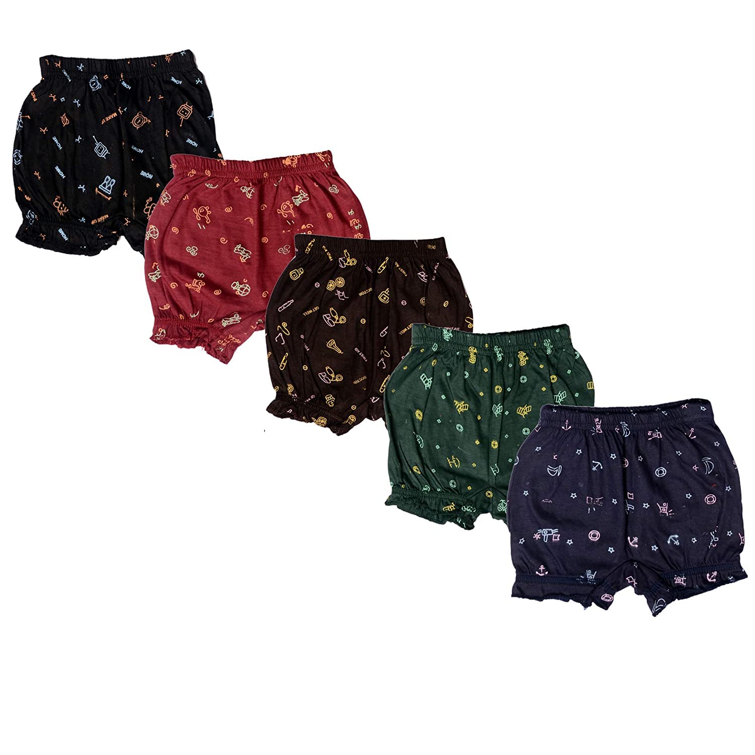 Buy Boy's and Girl's Cotton Innerwear (Multicolour, 0 Months-6 Months ...