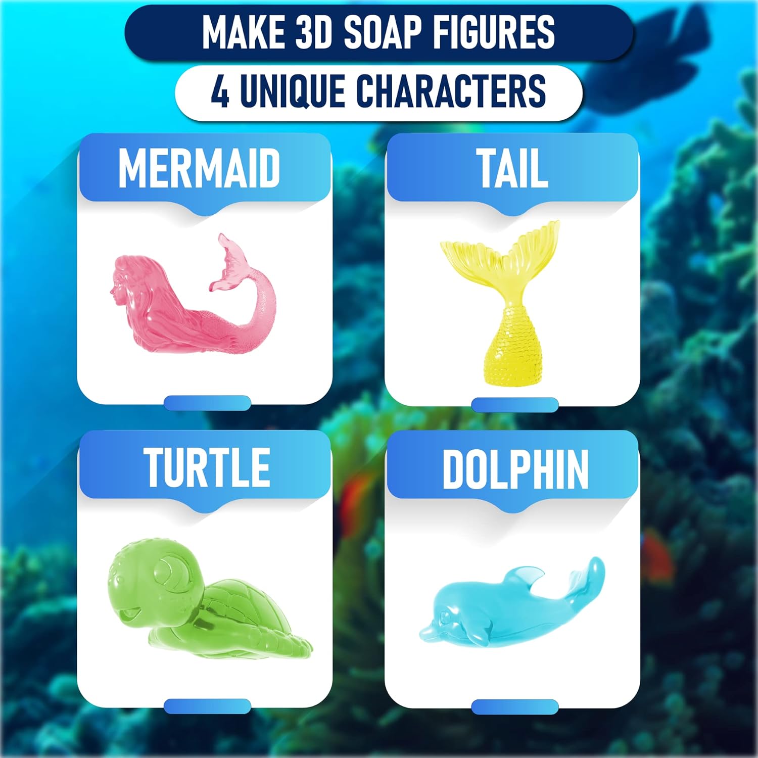 Hula Home Soap Making Kit - Under The Sea, Mermaids Nepal | Ubuy