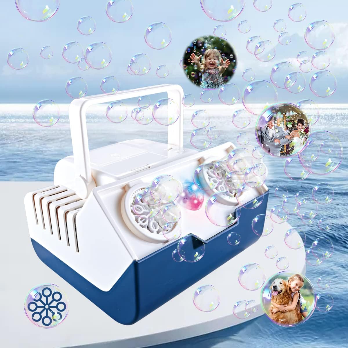 Amazon.com: Snader Bubble Maker, Bubble Machine, Automatic Bubble ...
