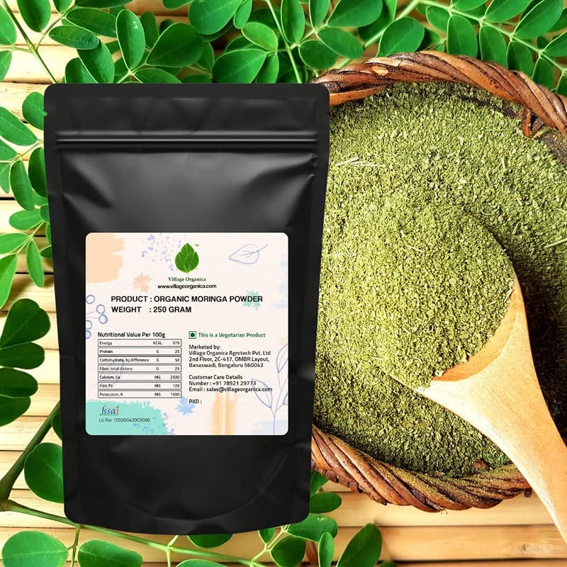 Buy Village-a Moringa Powder | Hand Pounded Moringa Leaves Powder ...