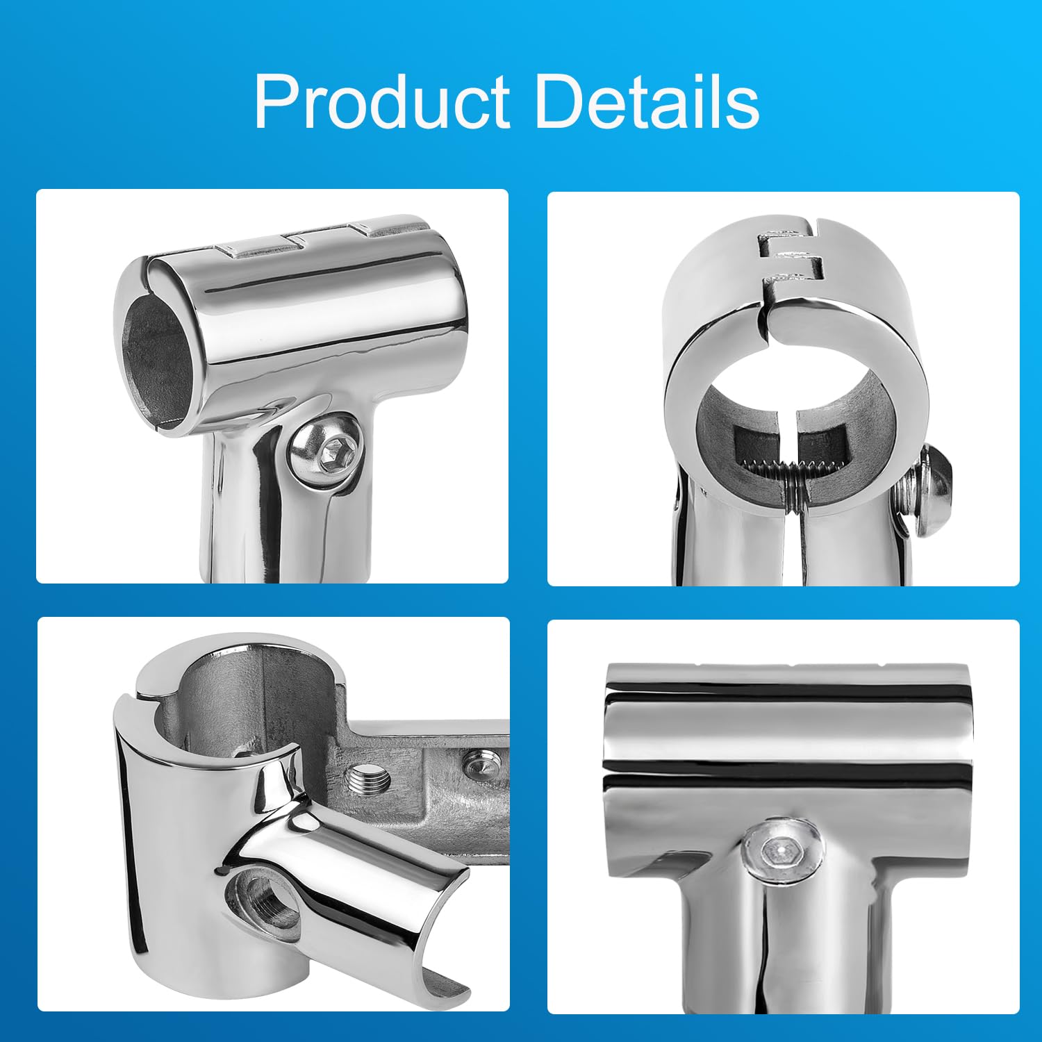 Snapklik.com : ODYSUNRAL Marine Boat Hand Rail Detachable Tee For 1 ...