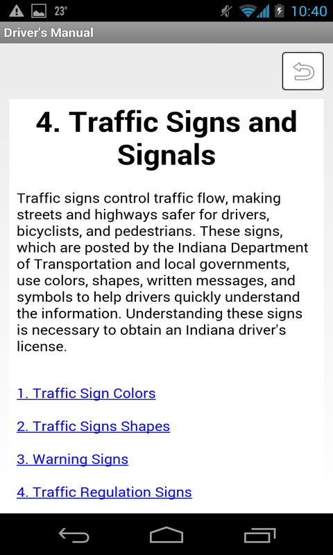 Aplicación Tennessee Driver Manual en Amazon Appstore