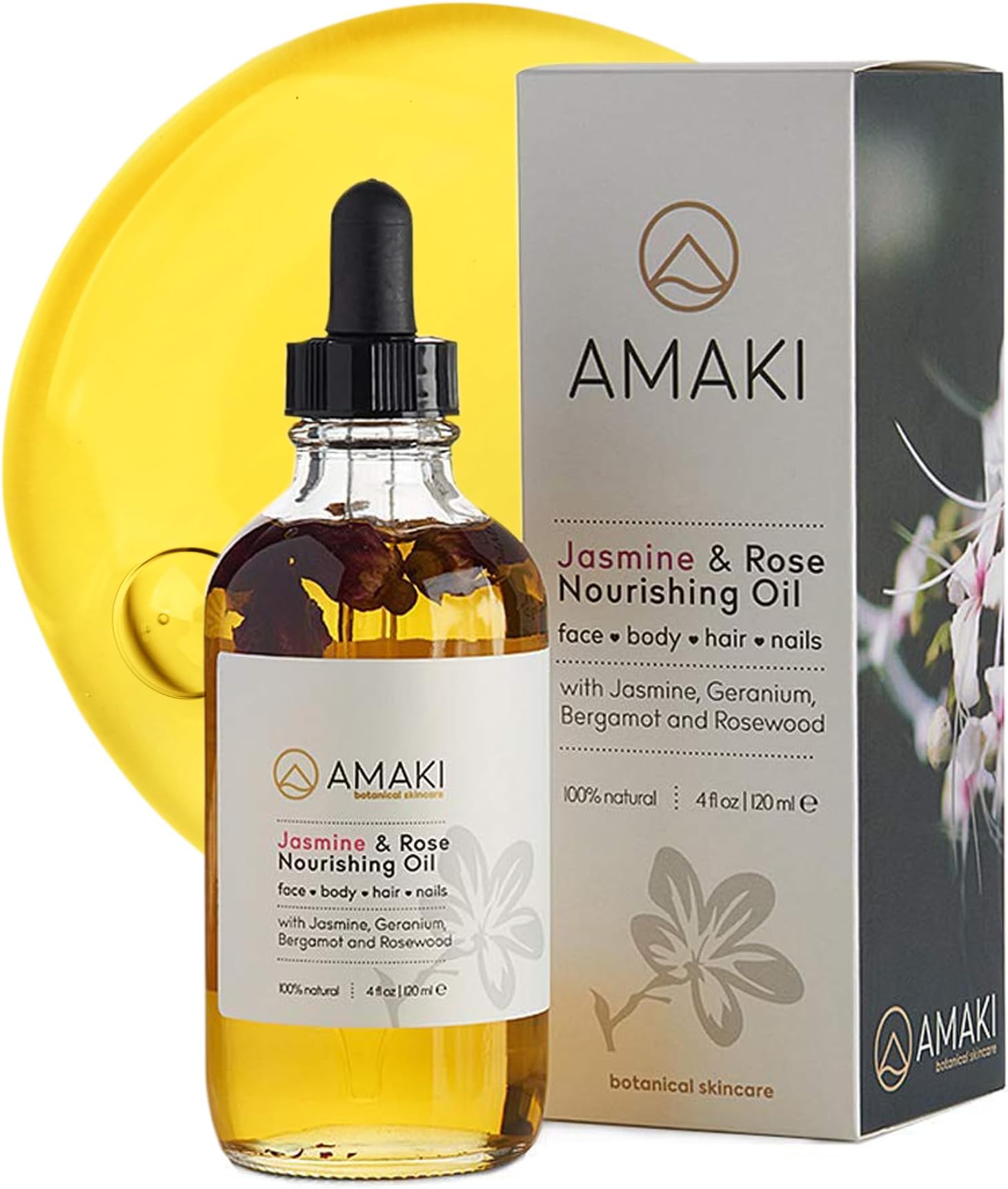 Amazon.com: Organic Moisturizer Oil For Face and Skin - Essential Oil ...