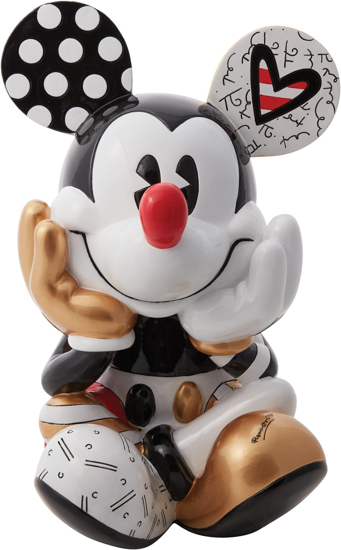 Disney by Britto Mickey Sitting Midas Figurine, Extra Large, 38 cm ...