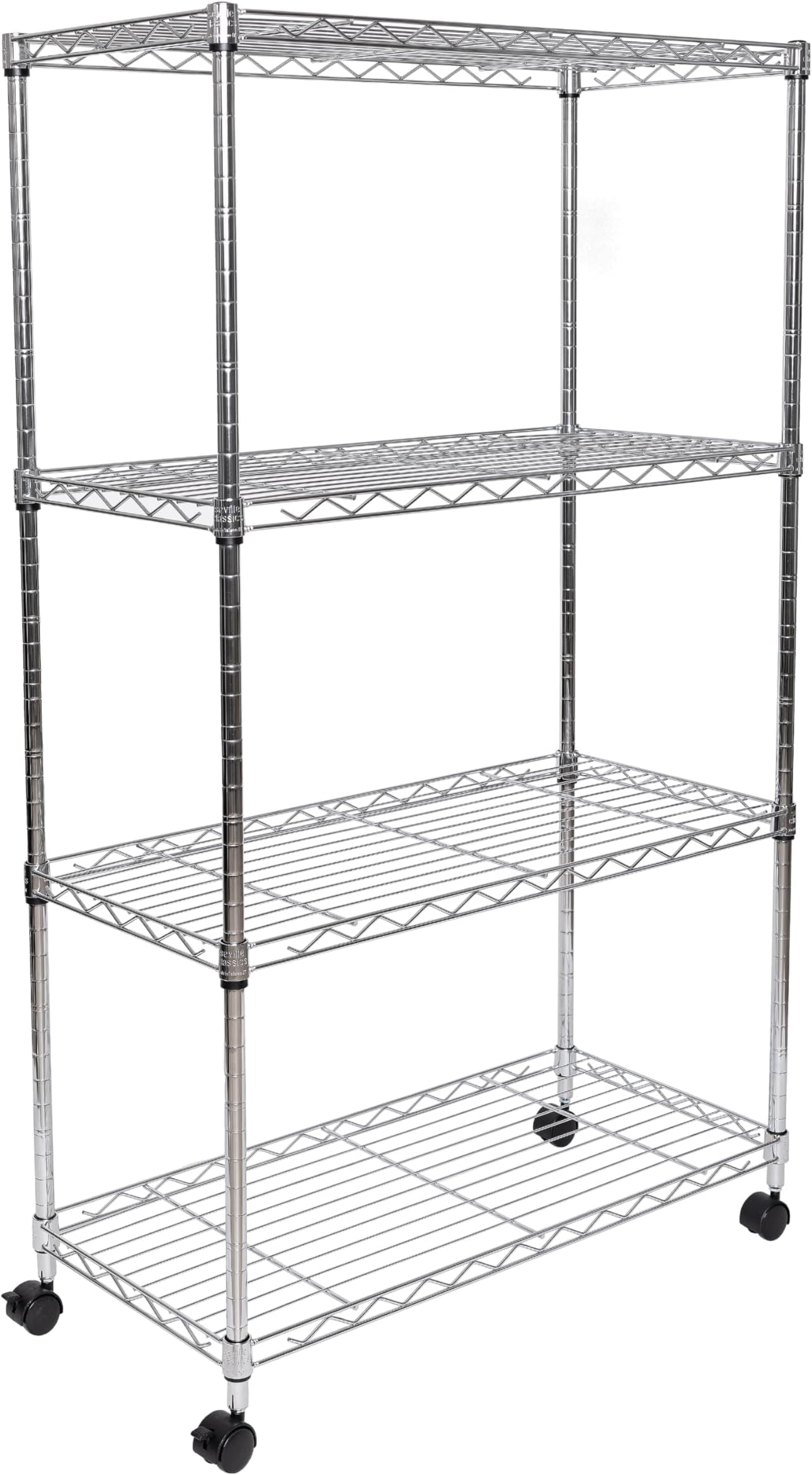 Amazon.com: Seville Classics Solid Steel Wire Shelving Storage Unit ...