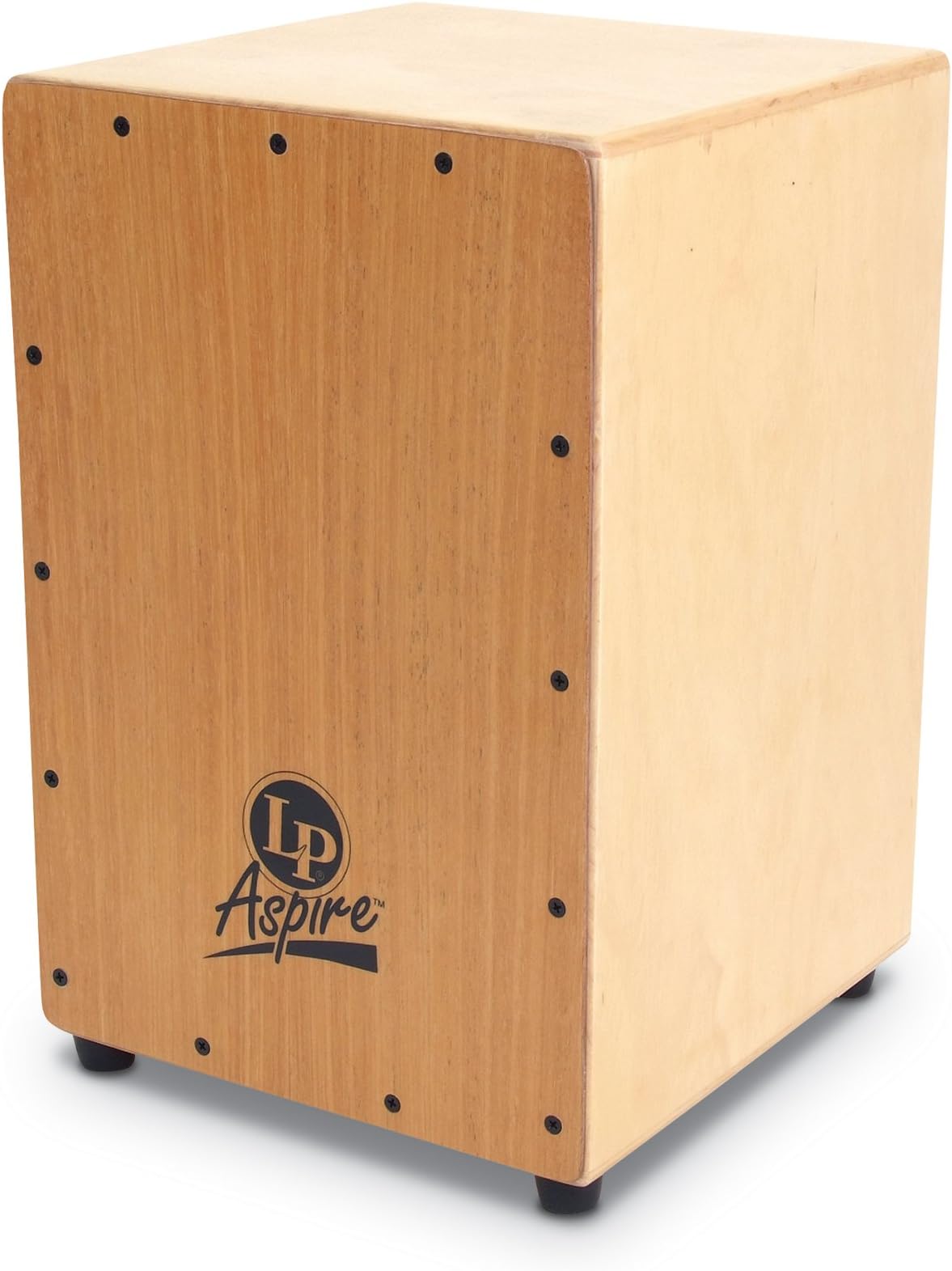 Amazon.com: Latin Percussion City Cajon, Dark Wood, 19” x 11” x 10 ...