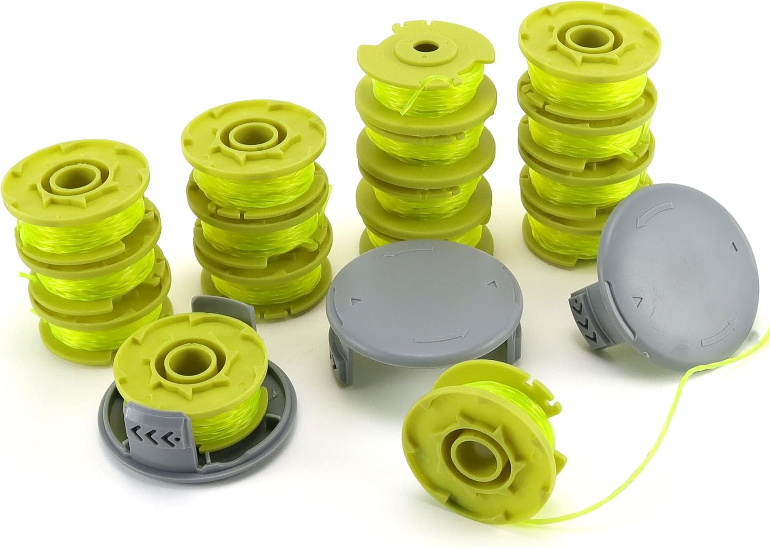 Amazon.com : 0.080" Replacement Spool fit for Ryobi 18v, 24v, and 40v ...