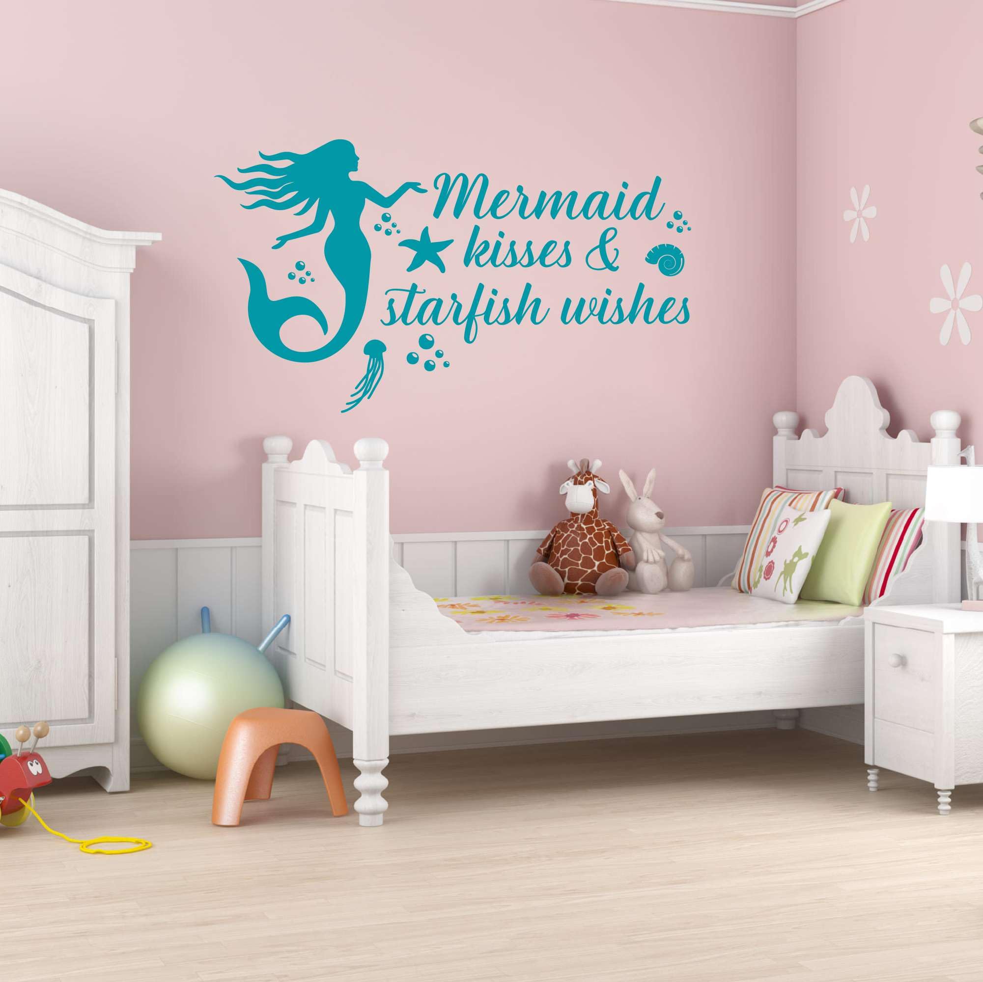 Beautiful Mermaid Sayings Decals