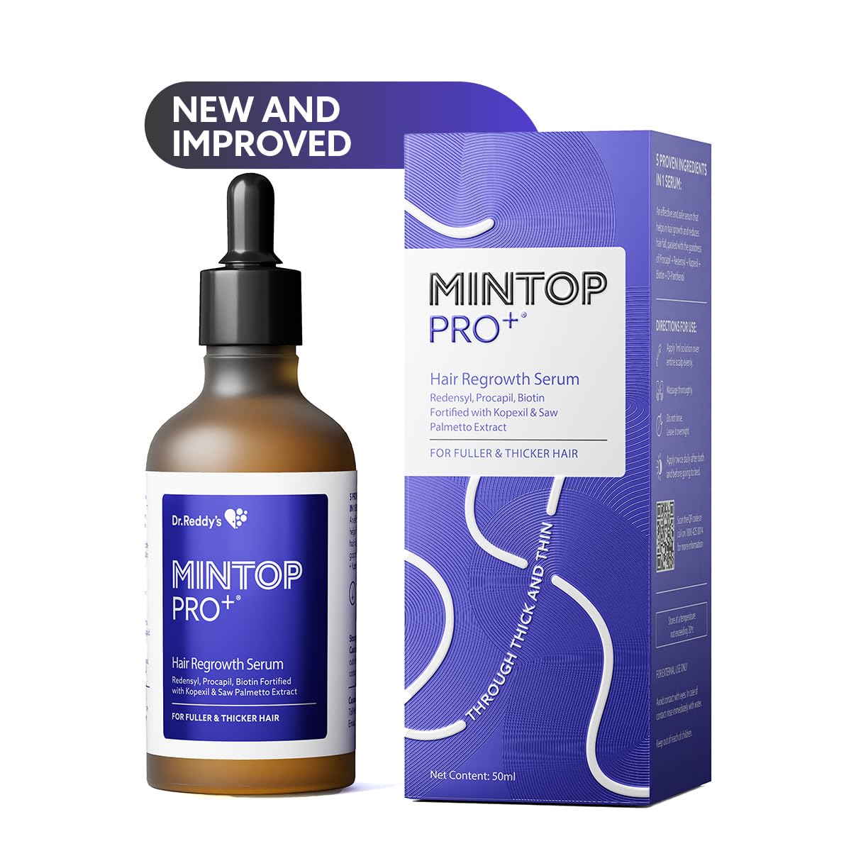 Buy Mintop Pro Plus| Hair Regrowth Serum by Dr Reddys|Fortified with ...