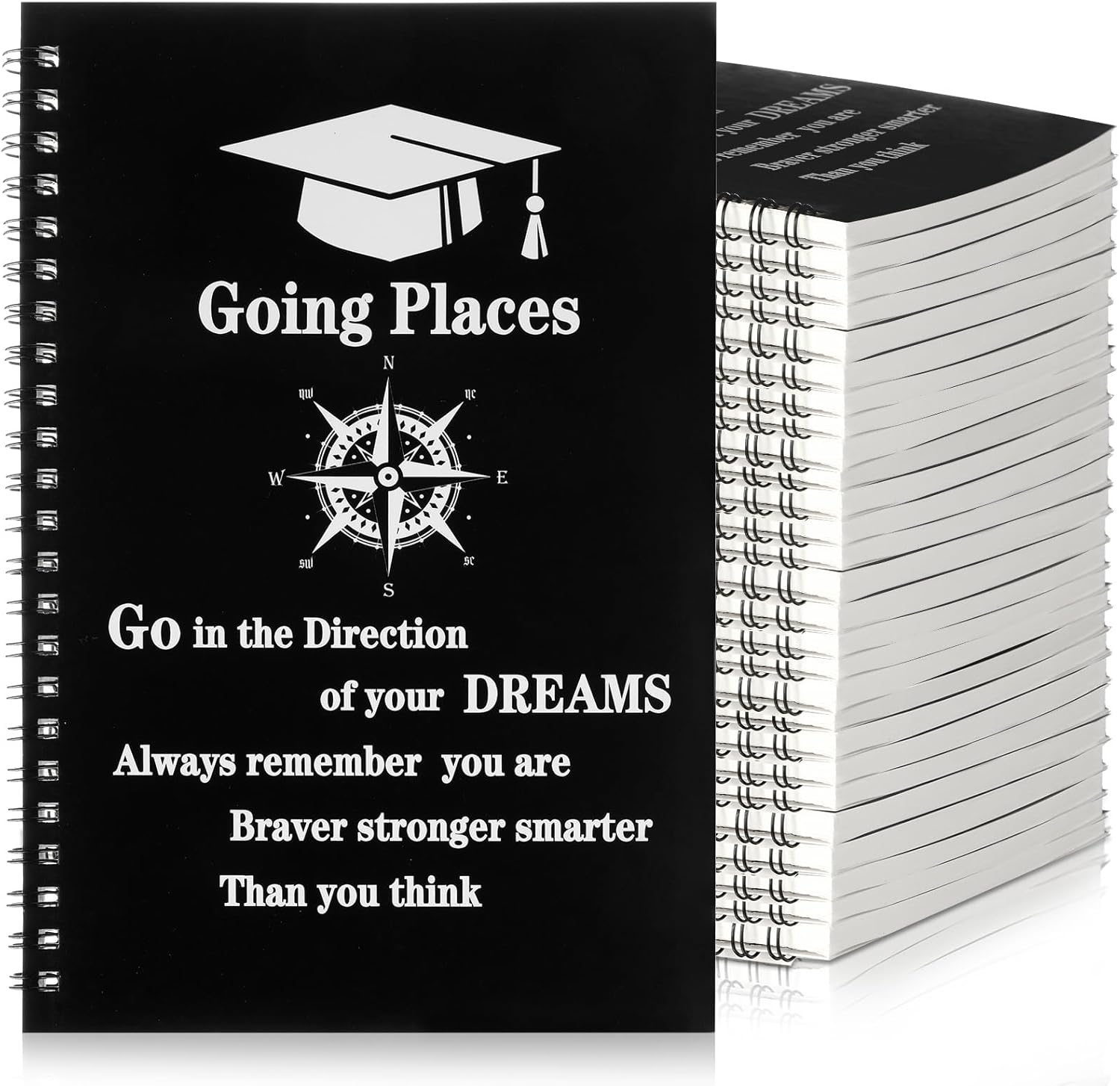 Amazon.com : Sinload 30 Pcs Inspirational Graduation Gifts Bulk A5 ...
