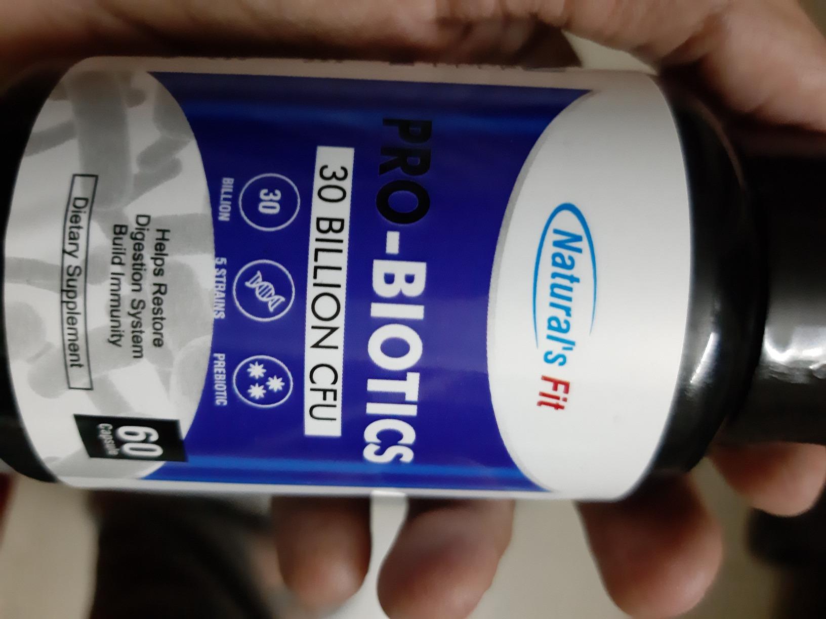 Natural's Fit Probiotics Supplement Digestion Capsule 30 Billion CFU ...