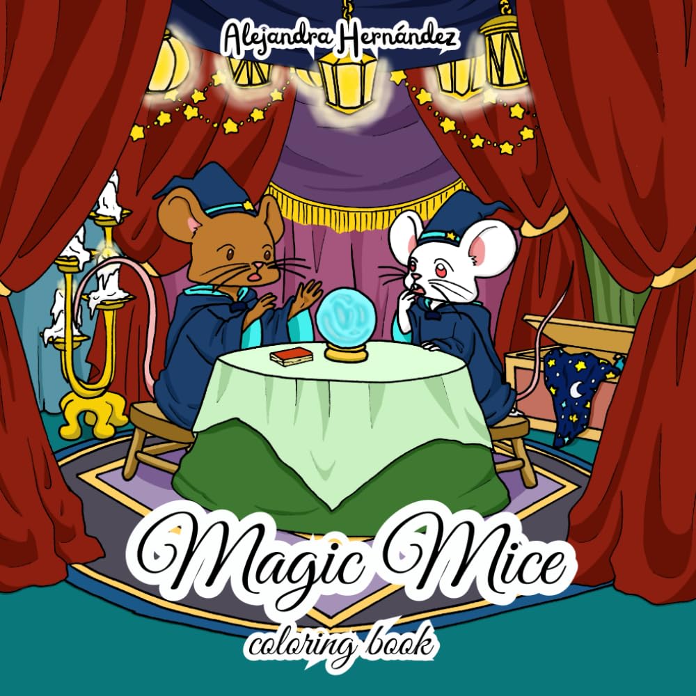 Amazon.com: Magic Mice: A Coloring Adventure of Three Little Wizards ...