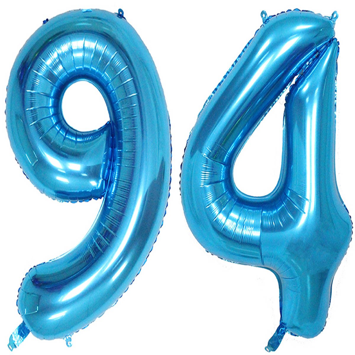 Amazon.com: MAGJUCHE 40 inch Blue Foil 94 Helium Jumbo Digital Number ...