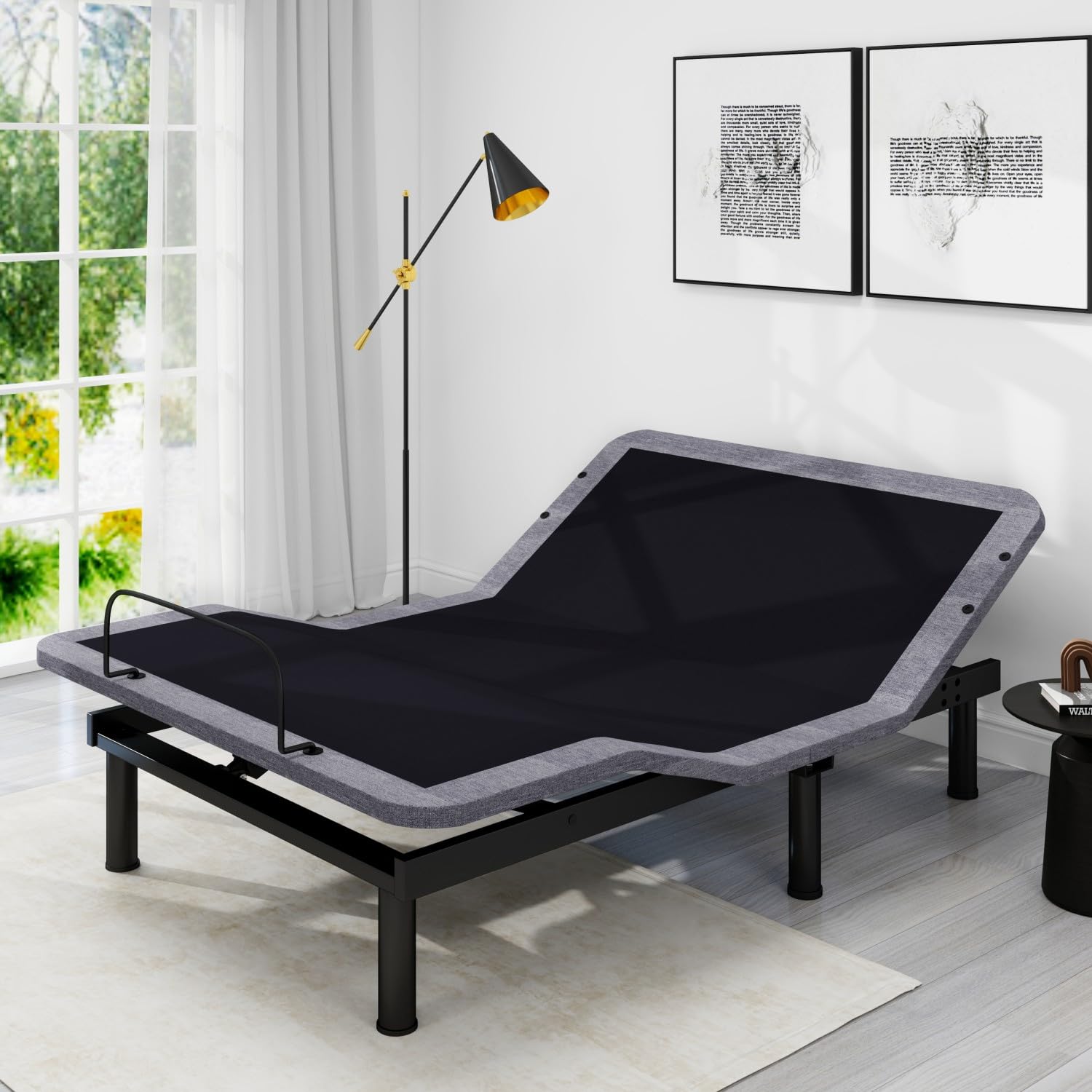 Amazon.com: MUUEGM Adjustable Bed Base Queen,Motorized Head and Foot ...
