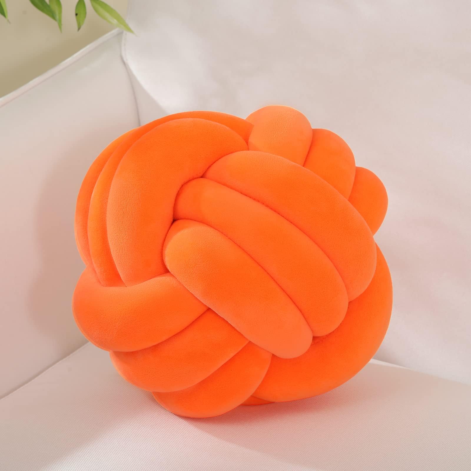 Amazon.com: Silkpine Knot Pillow Ball, Knot Pillows Decorative Throw ...