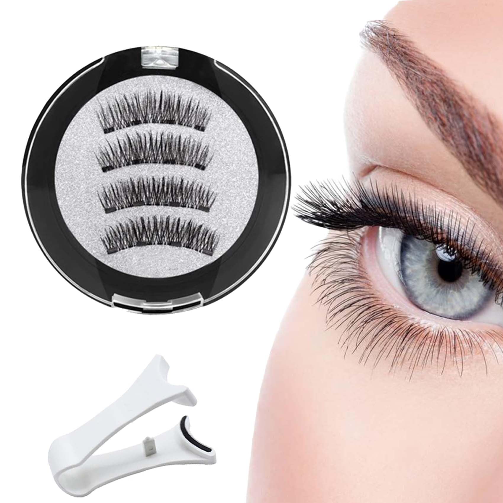 Amazon.com: Lumentes Magnetic Eyelashes, Lumentes Reusable Magnetic ...