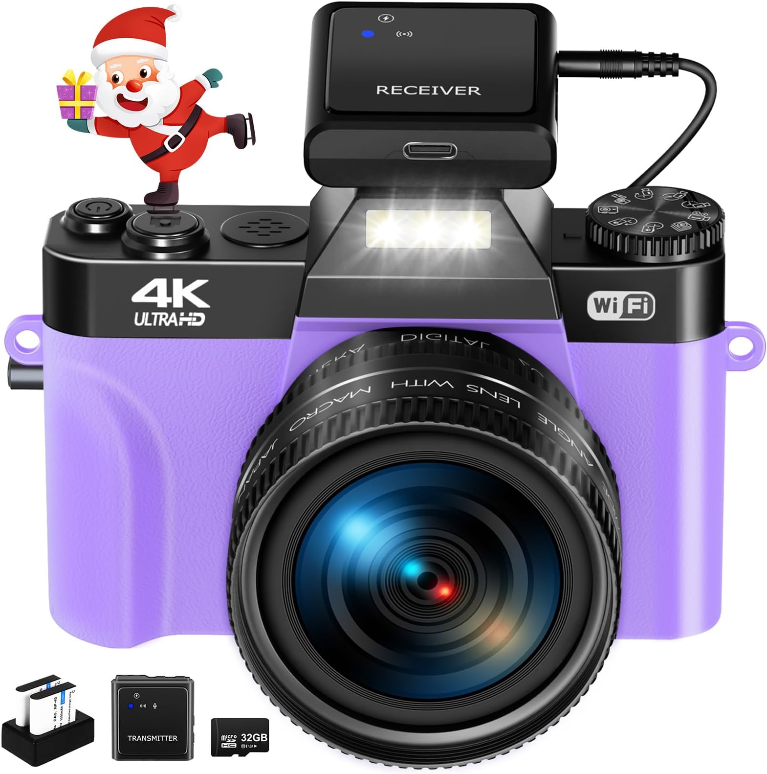 Amazon.com : Digital Camera for Photograohy and Video VJIANGER 4K 48MP ...
