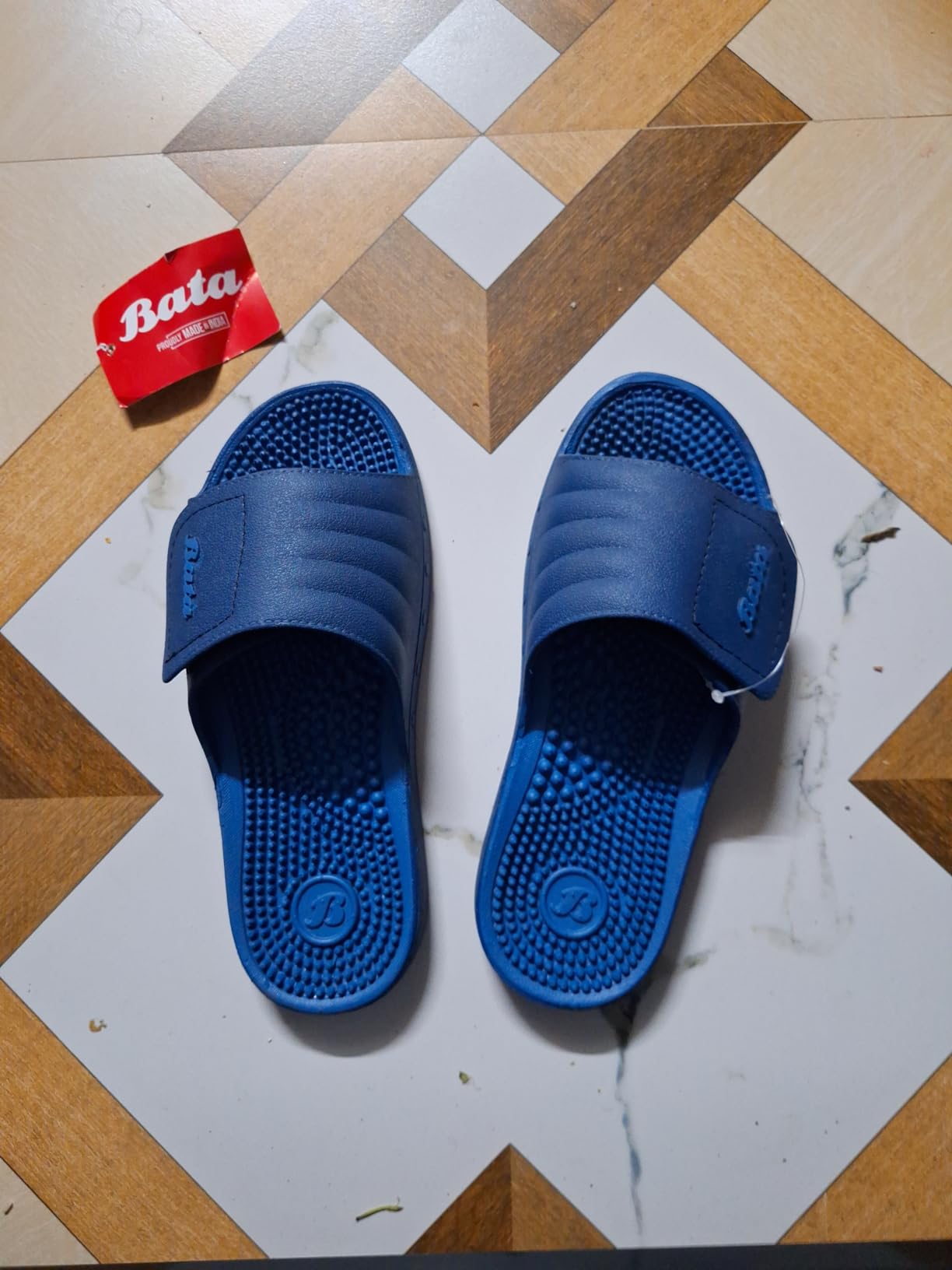 Buy BATA Men Flip Flops - Blue (7 UK) at Amazon.in