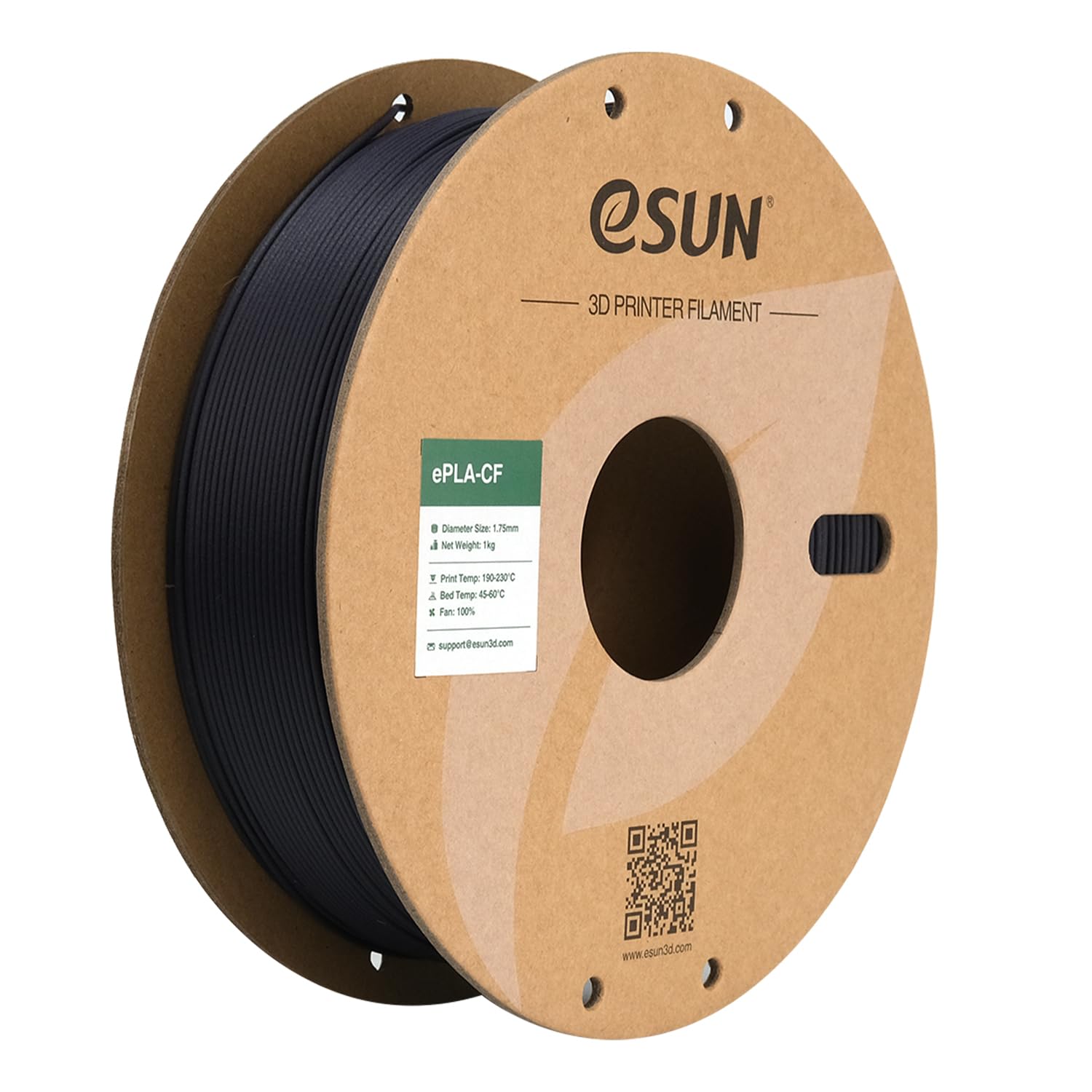Snapklik.com : eSUN Carbon Fiber PLA Filament 1.75mm, Matte Texture 3D ...