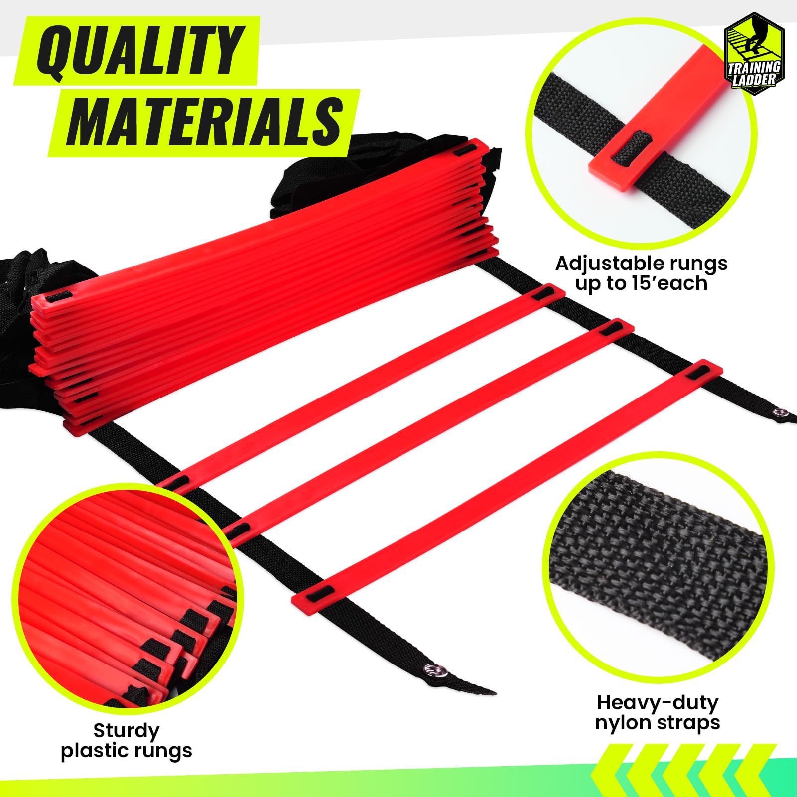 Snapklik.com : Teenitor Agility Ladder Speed Ladder Footwork Ladder ...