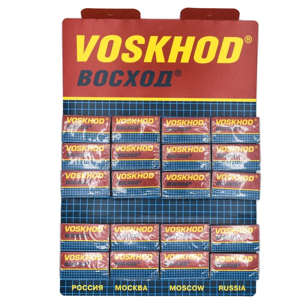 Amazon.com: Voskhod, 100 Double Edge Safety Razor Blades, 100 Count ...