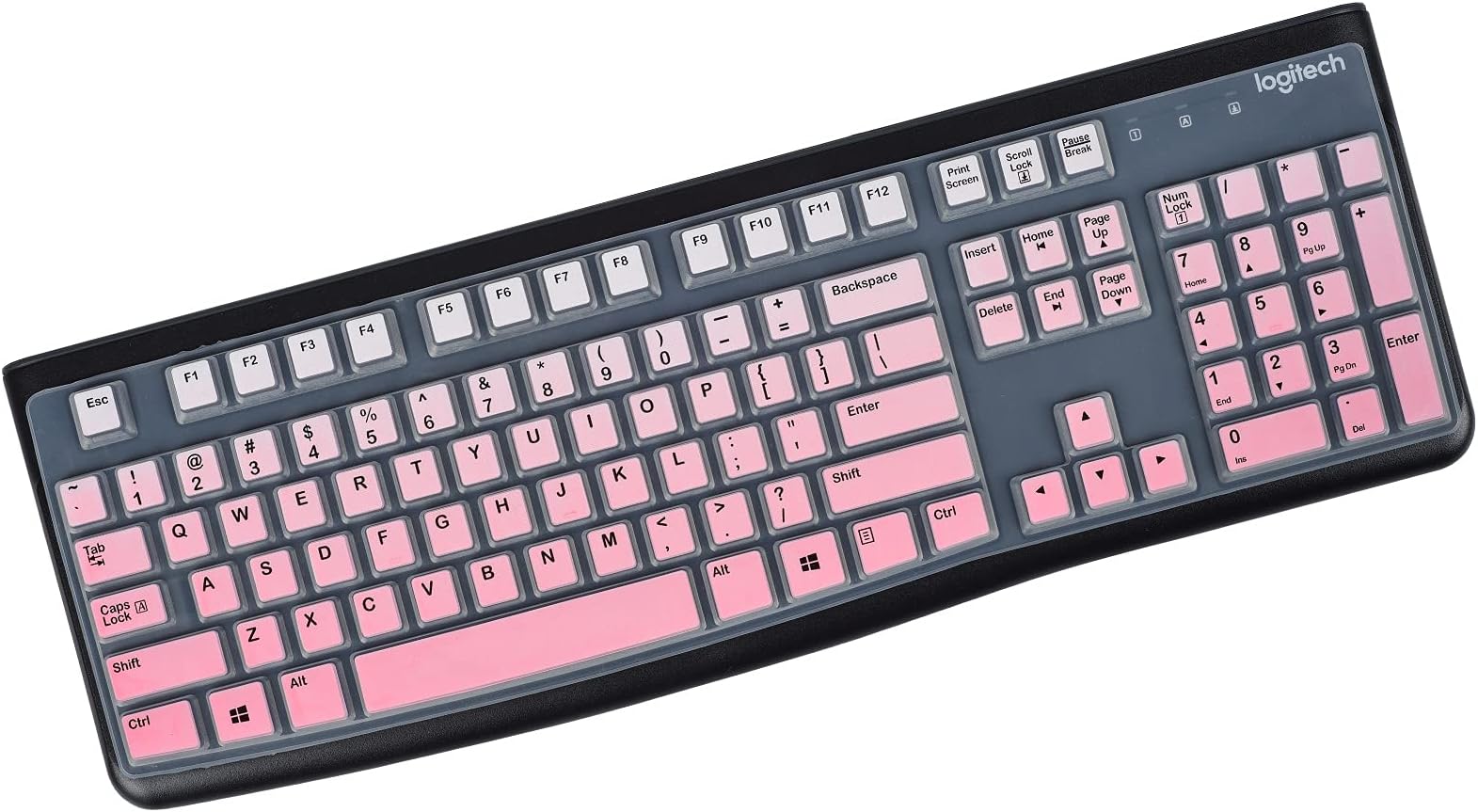 Amazon.com: Keyboard Cover for Logitech K120 & MK120 Wired Keyboard ...
