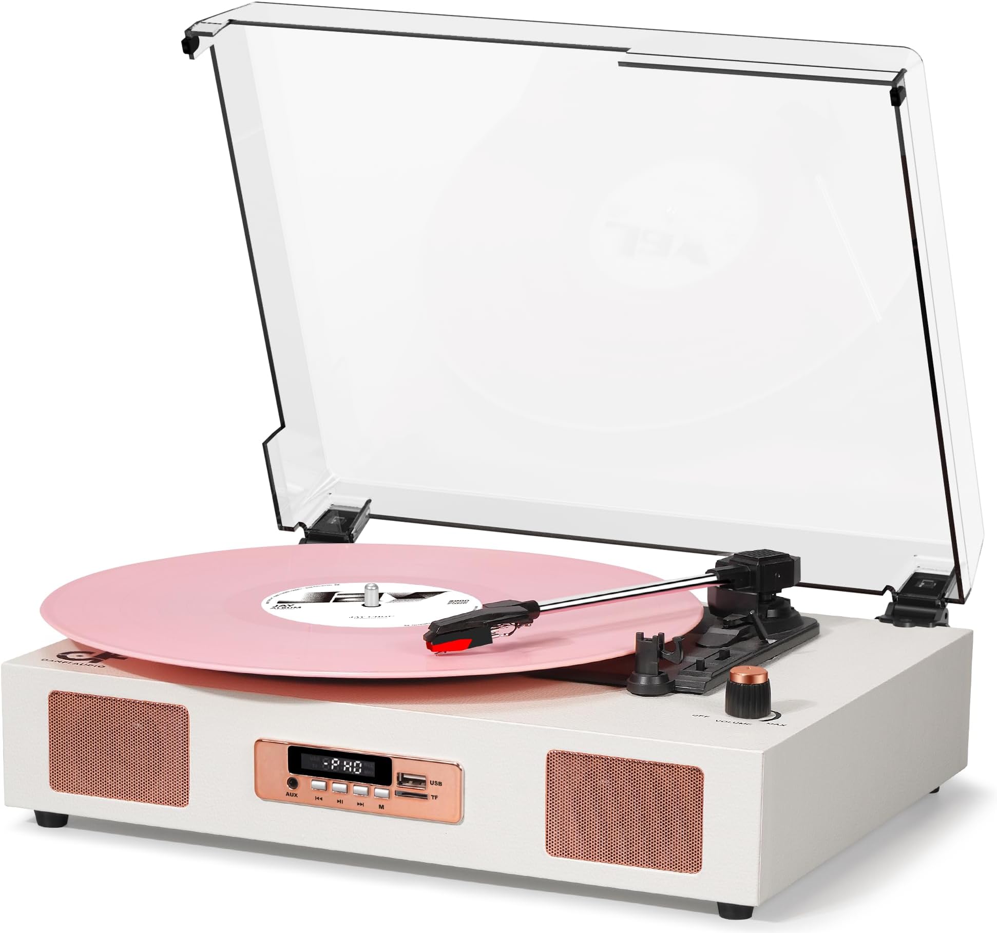 Amazon.com: Vintage 3-Speed Turntable Bluetooth Input Record Player ...