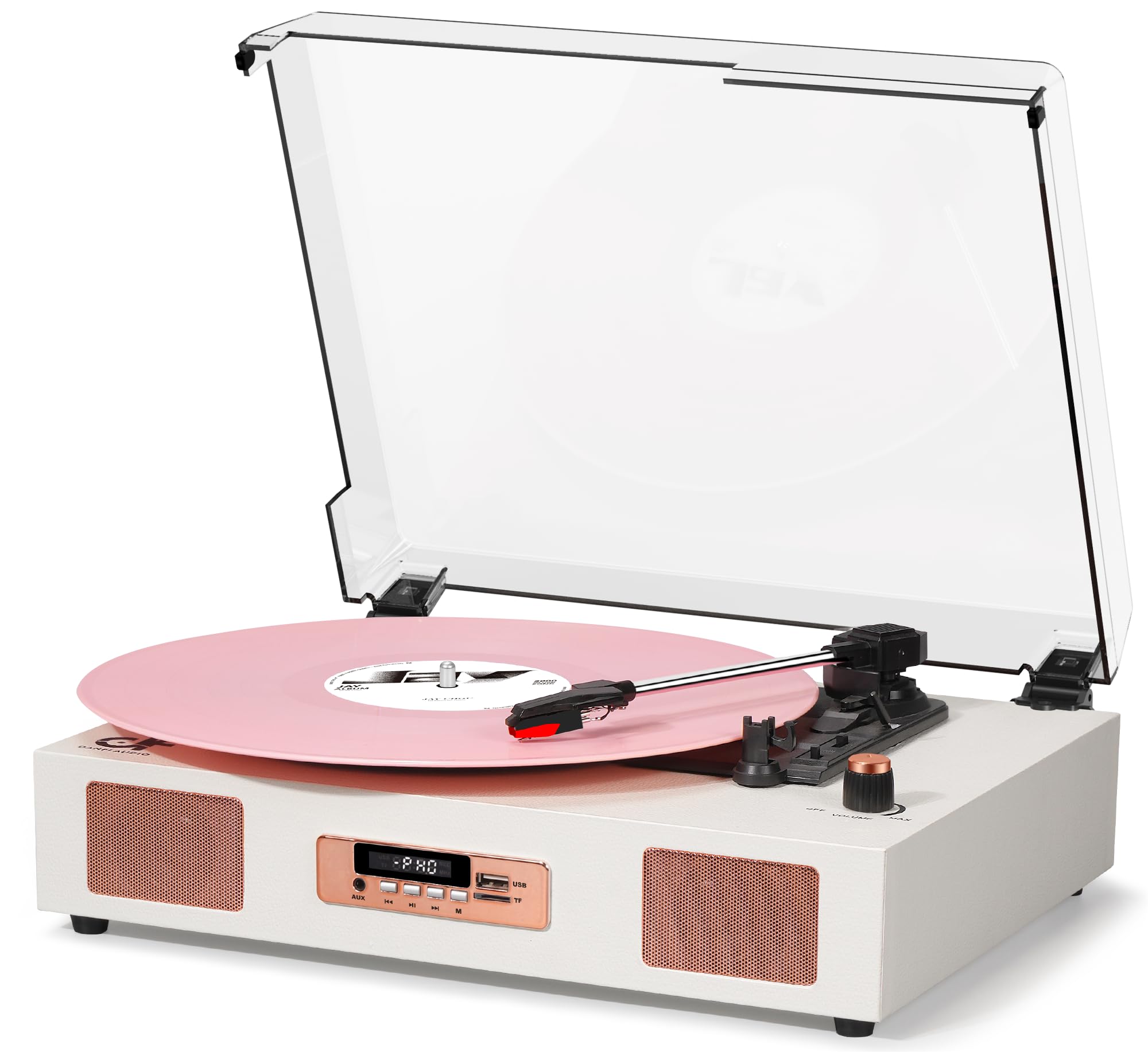 Amazon.com: Vinyl Record Player Vintage Wireless Bluetooth Record ...