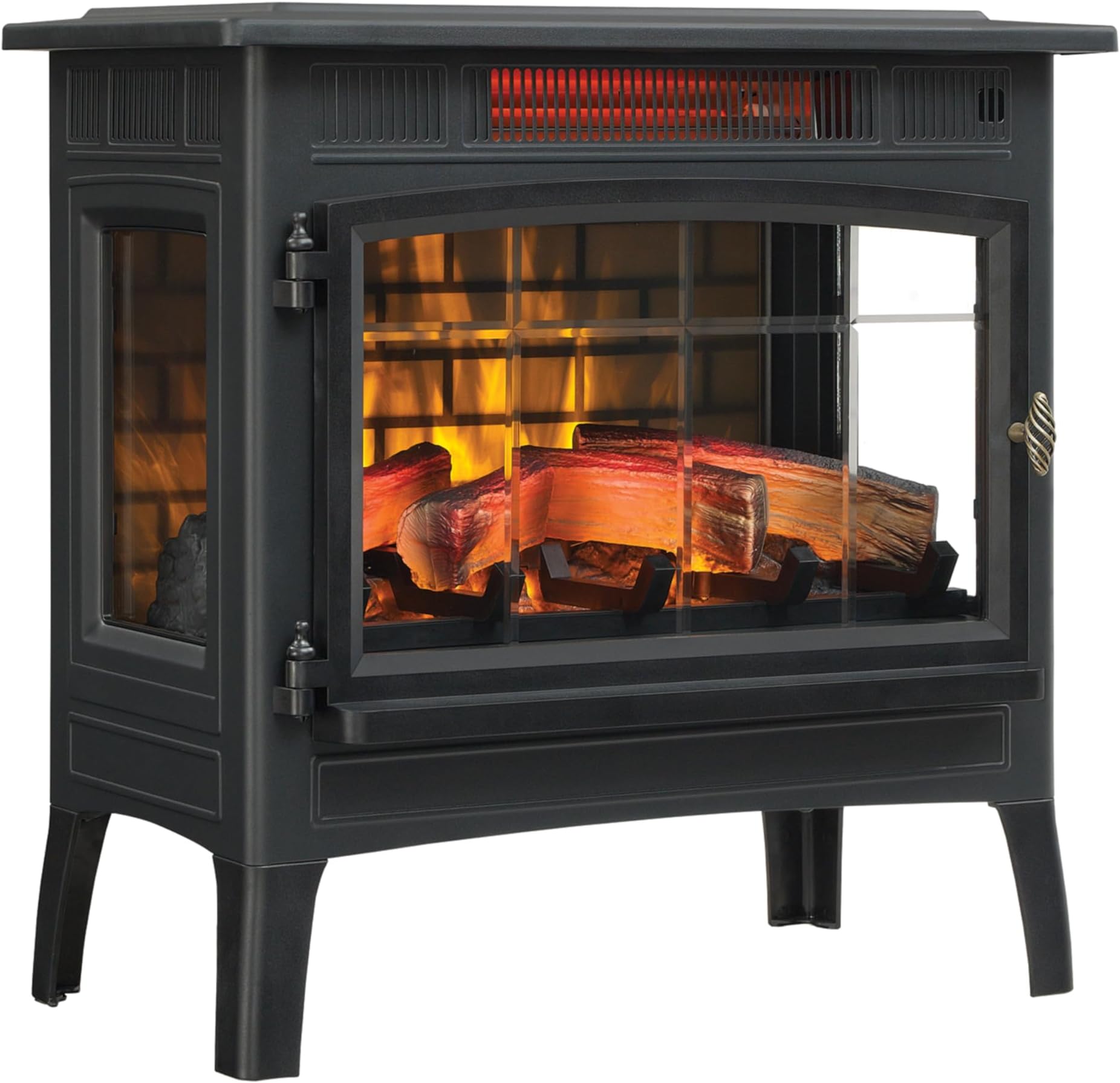 Amazon.com: duraflame® Portable Electric Fireplace Personal Cube Space ...