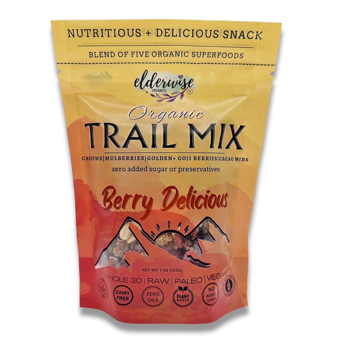 Amazon.com: Elderwise Organics Trail Mix - Healthy Superfood Trail Mix ...