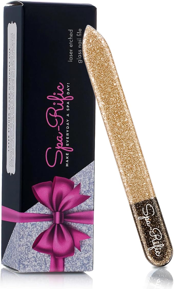 Amazon.com : Spa-Rific Nano Laser Etched Glass Manicure Files ...