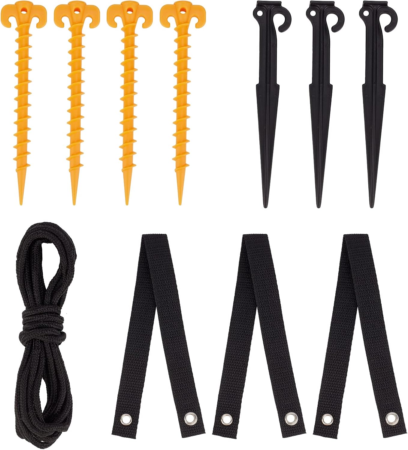 AHANDMAKER 7 Pcs Professional Garden Plant Cultivation Tree Stakes Kit ...