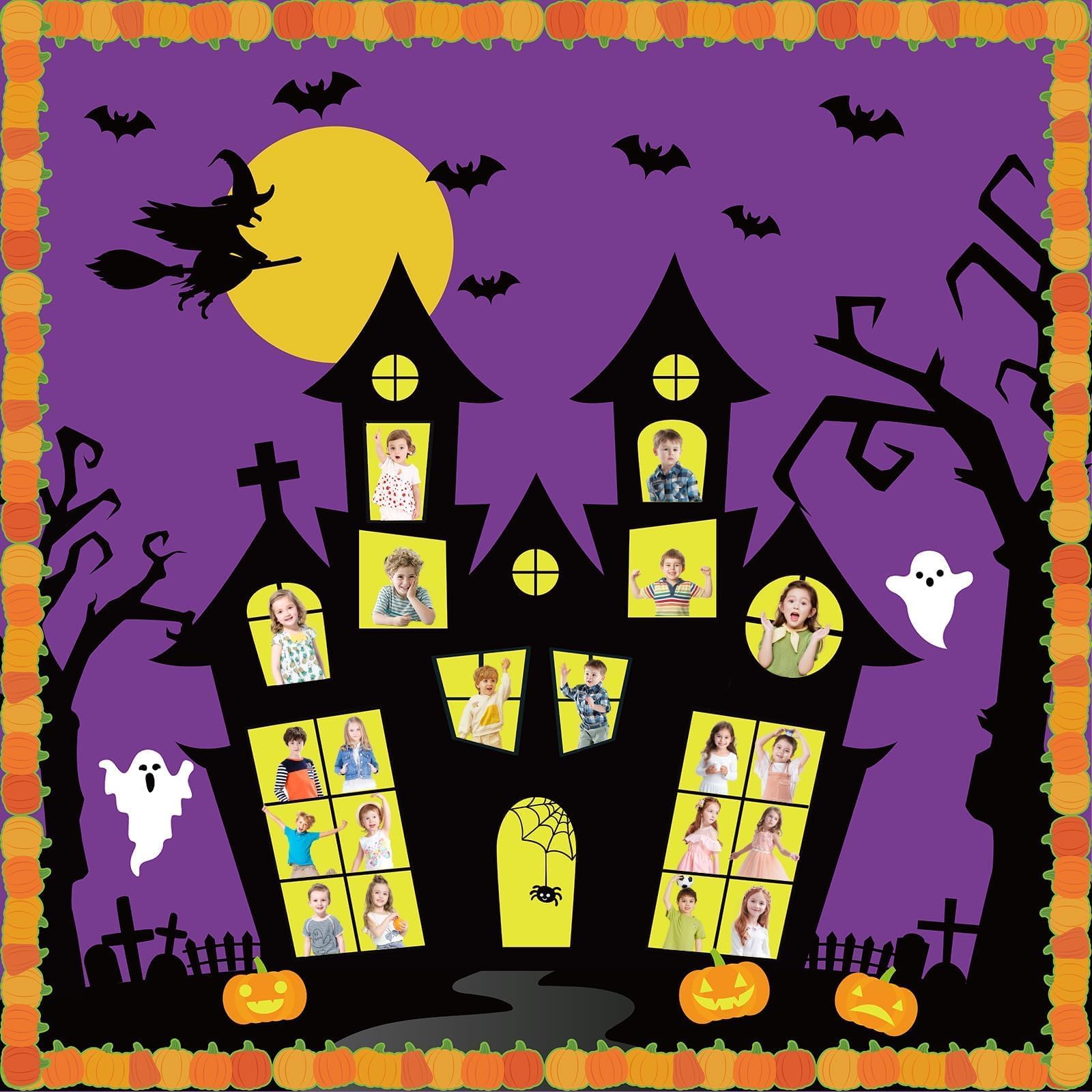 Amazon.com: Beistle Jumbo Haunted House Cutouts : Home & Kitchen