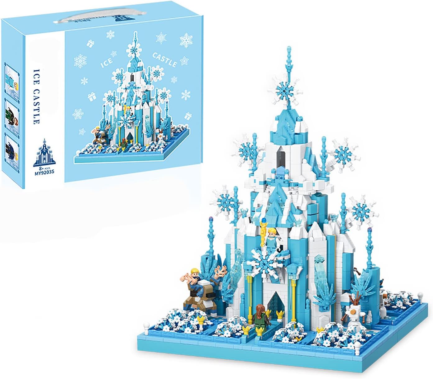 Amazon.com: Creative Ice Castle House Building Set, Nano Micro Building ...