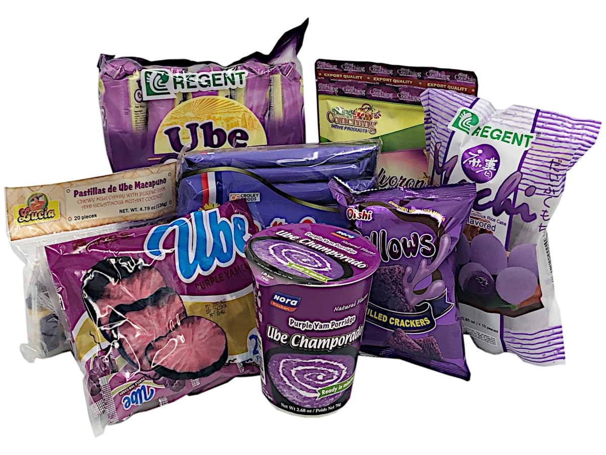 Amazon.com: WFM Ube Snacks Variety Pack, Filipino Snacks Gift Box ...