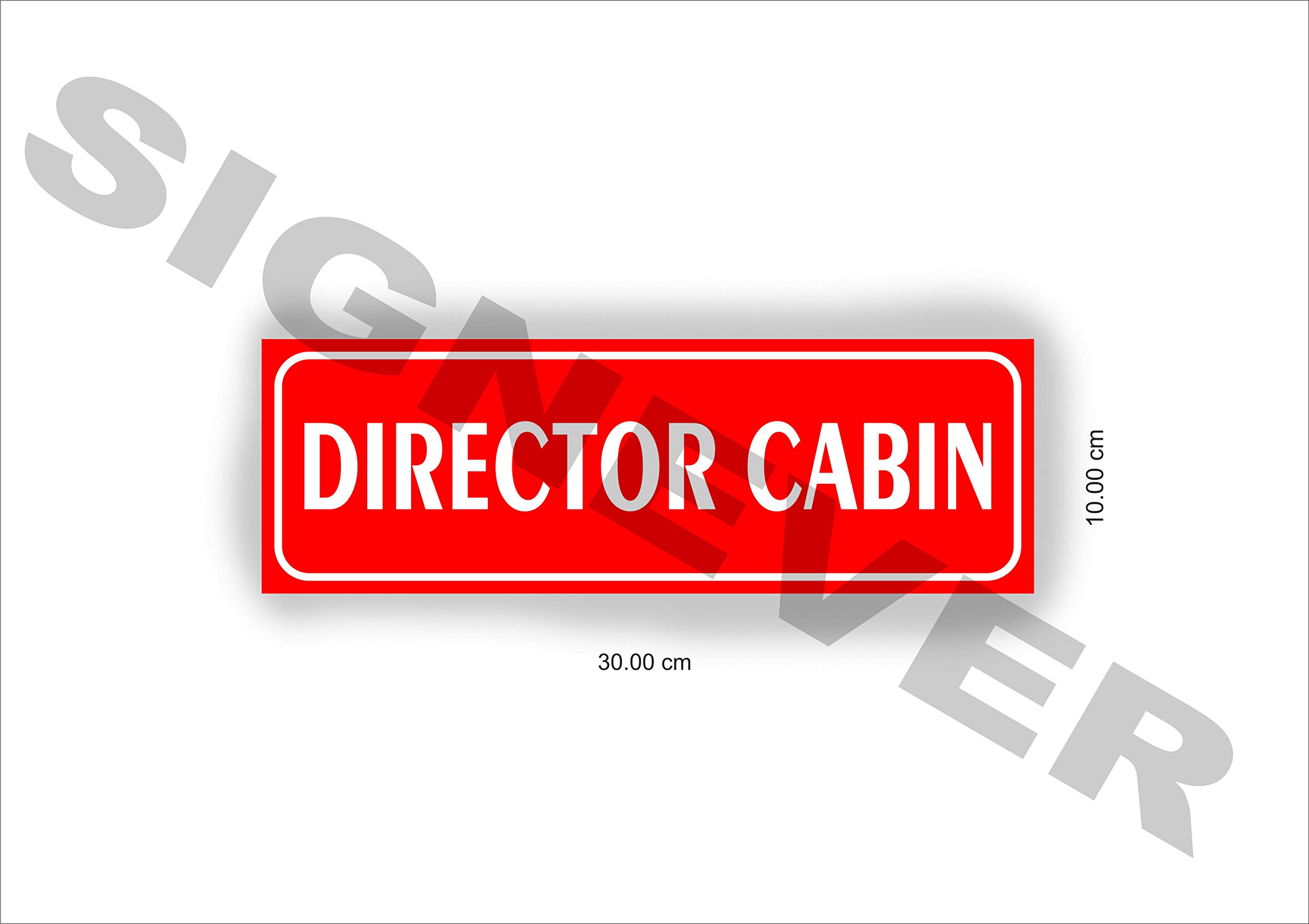 Buy SIGN EVER Sign Boards Director Cabin For Bank Office Restaurant ...