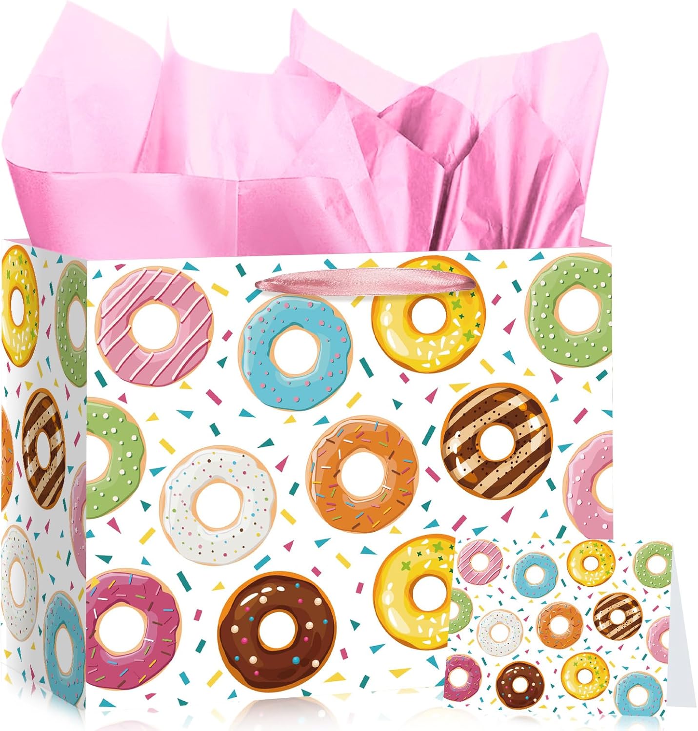 Amazon.com: Donut Gift Bag for Birthday Donut Party Sweet Donut Gift ...