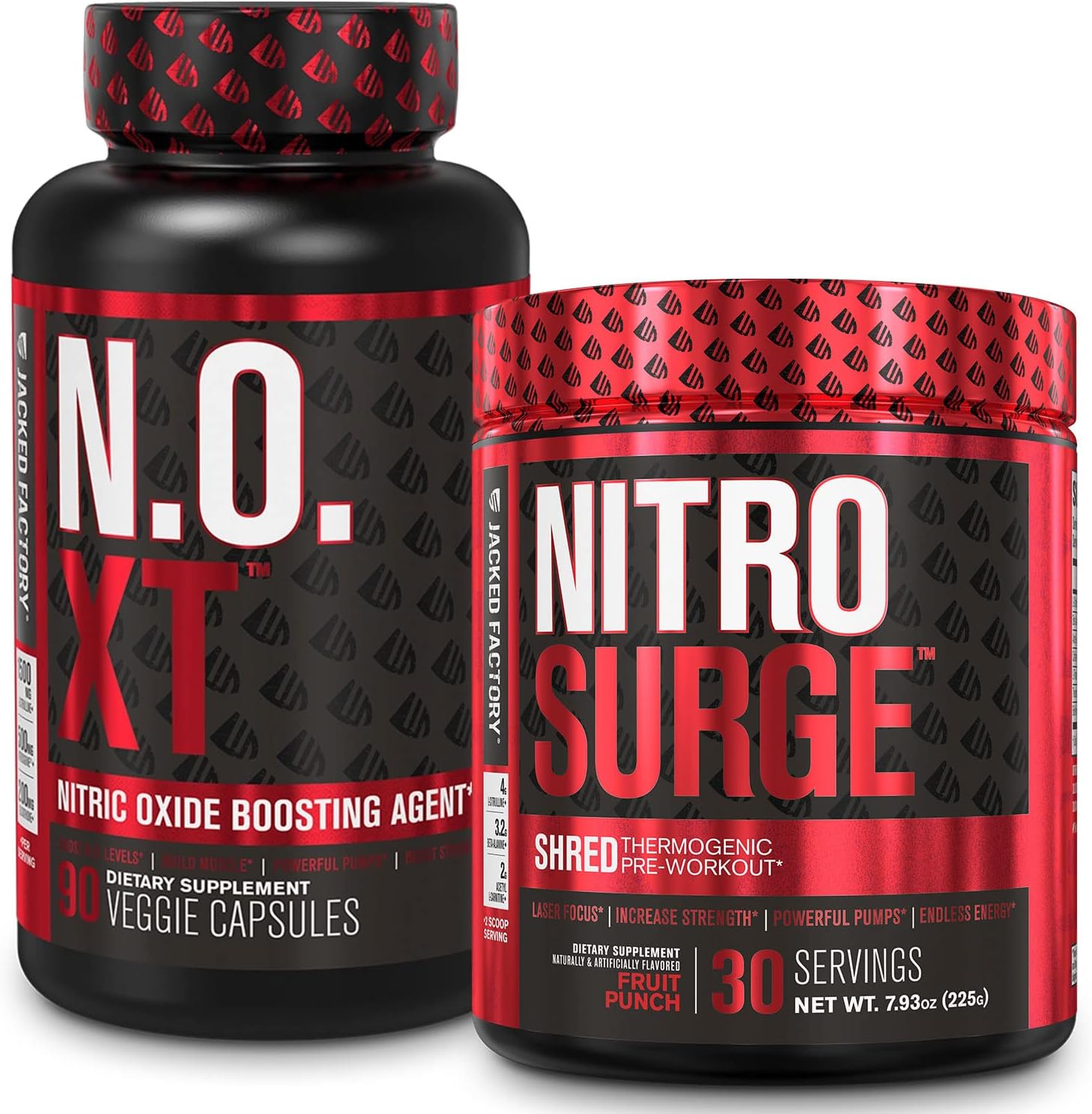 Amazon.com: Jacked Factory Nitrosurge Shred Thermogenic Pre-Workout in ...
