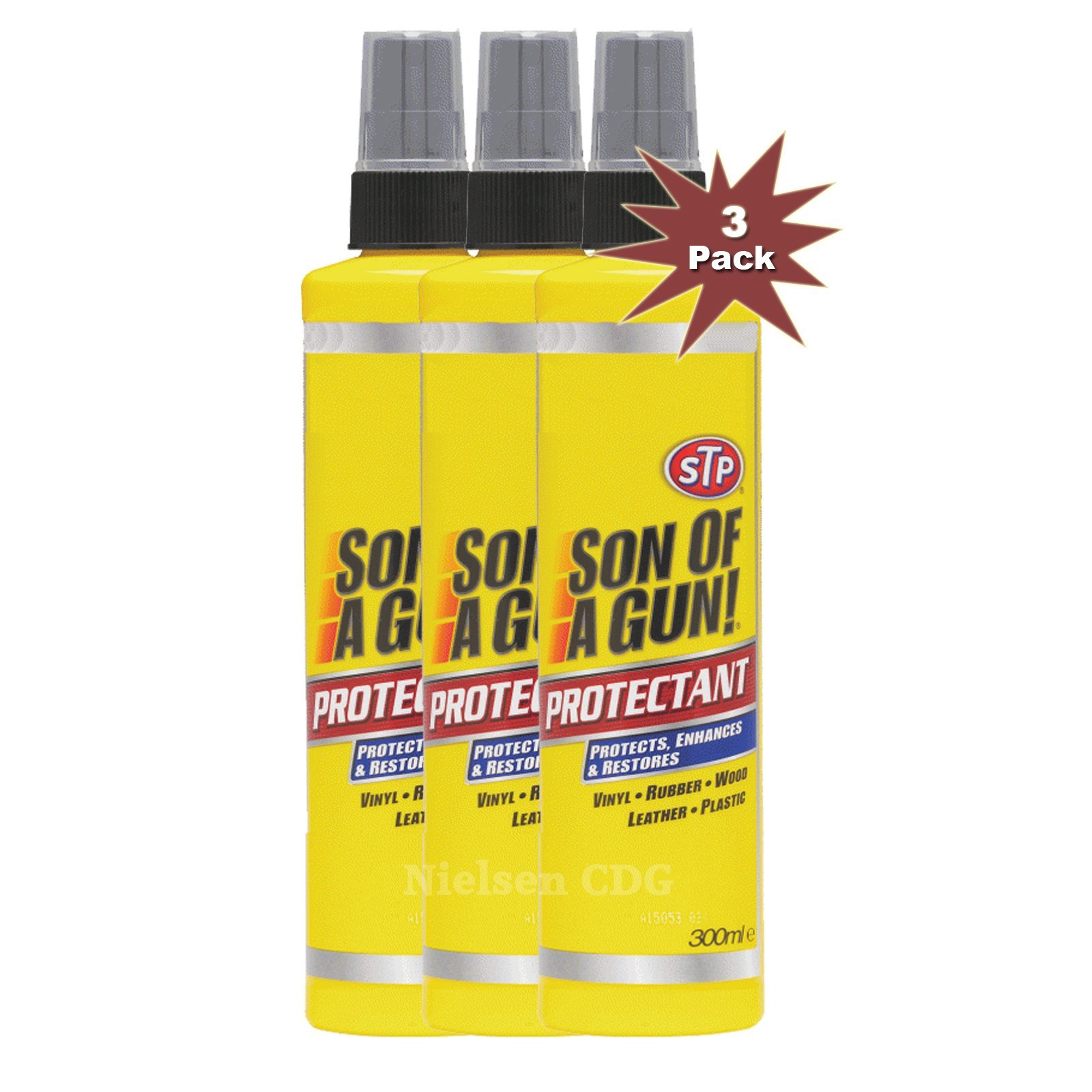 STP SON OF A GUN STP-97211EN Protectant 300ml 3pk : Amazon.co.uk ...