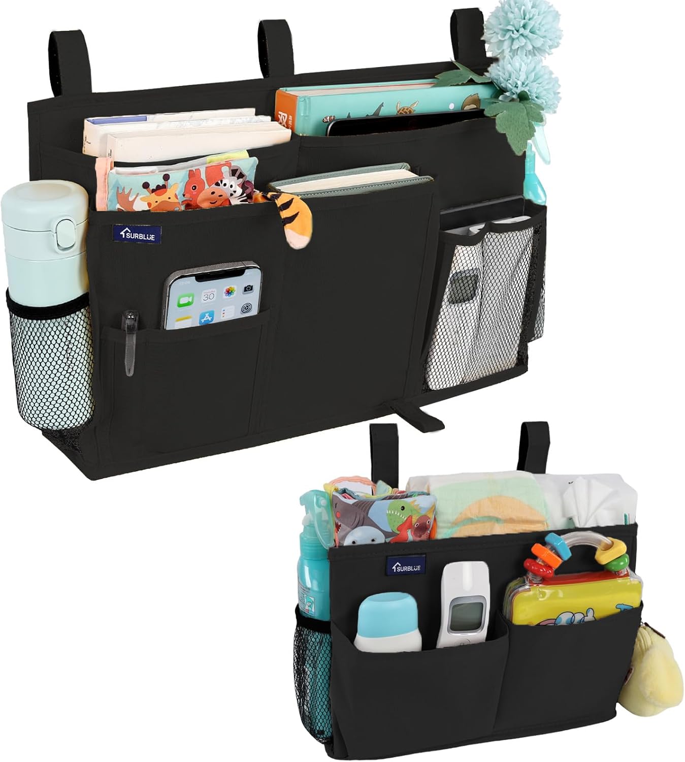 Amazon.com: Surblue Bedside Caddy Bunk Bed Storage Organizer Hanging ...