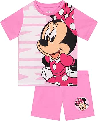 Disney Minnie Mouse Pyjamas, Minnie Girls Pyjamas, Long Sleeve Kids Pjs ...