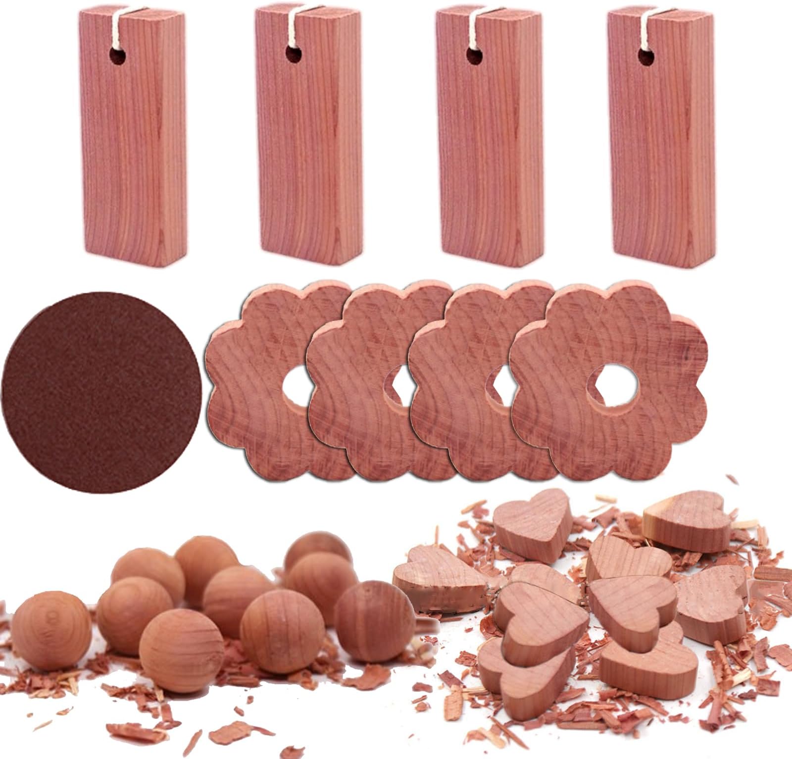 Amazon.com : Cedar Blocks for Clothes Storage, 28 Pcs Cedar Blocks for ...