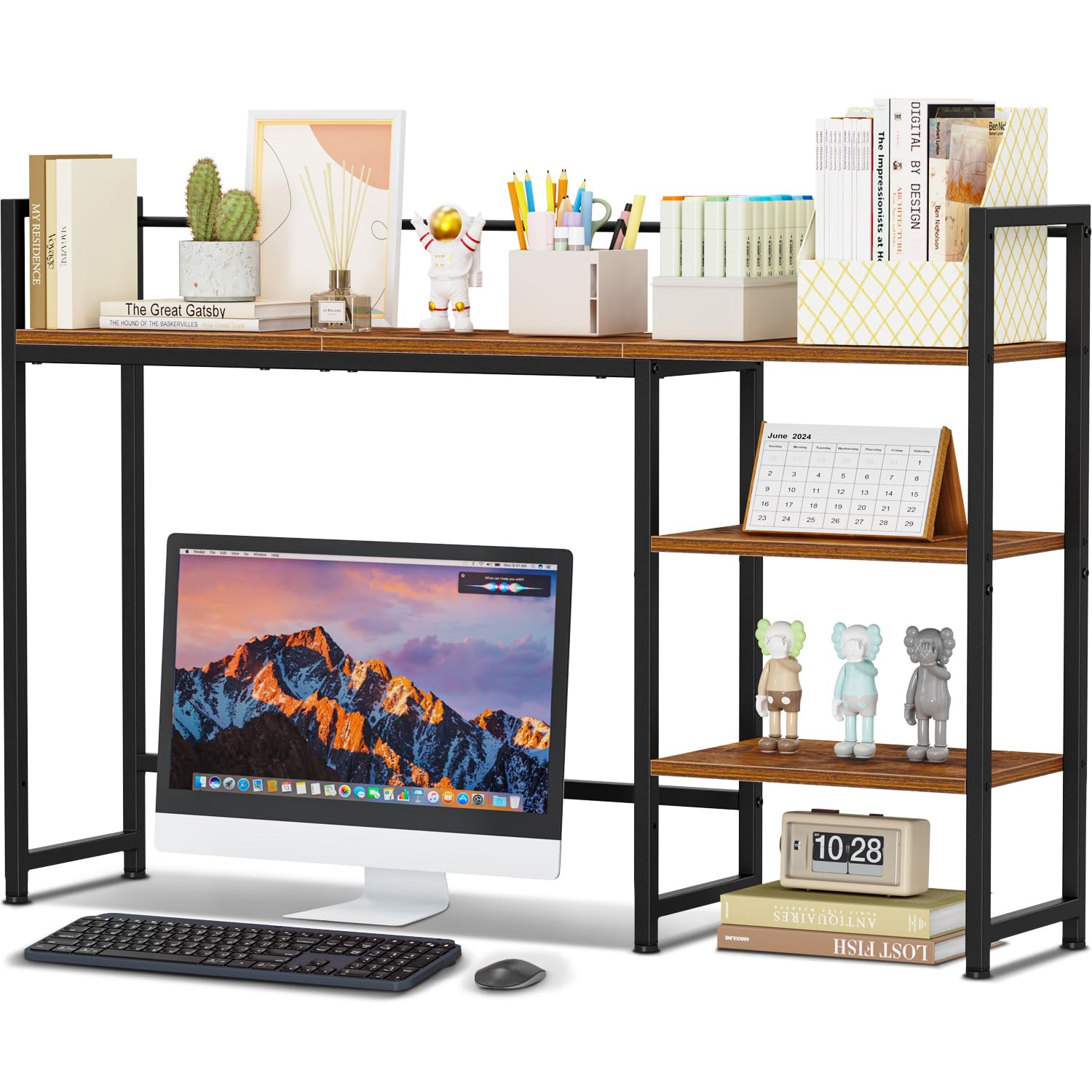 Amazon.com: Snughome Desk Shelf, 44.9" Large Desktop Organizer Shelf ...
