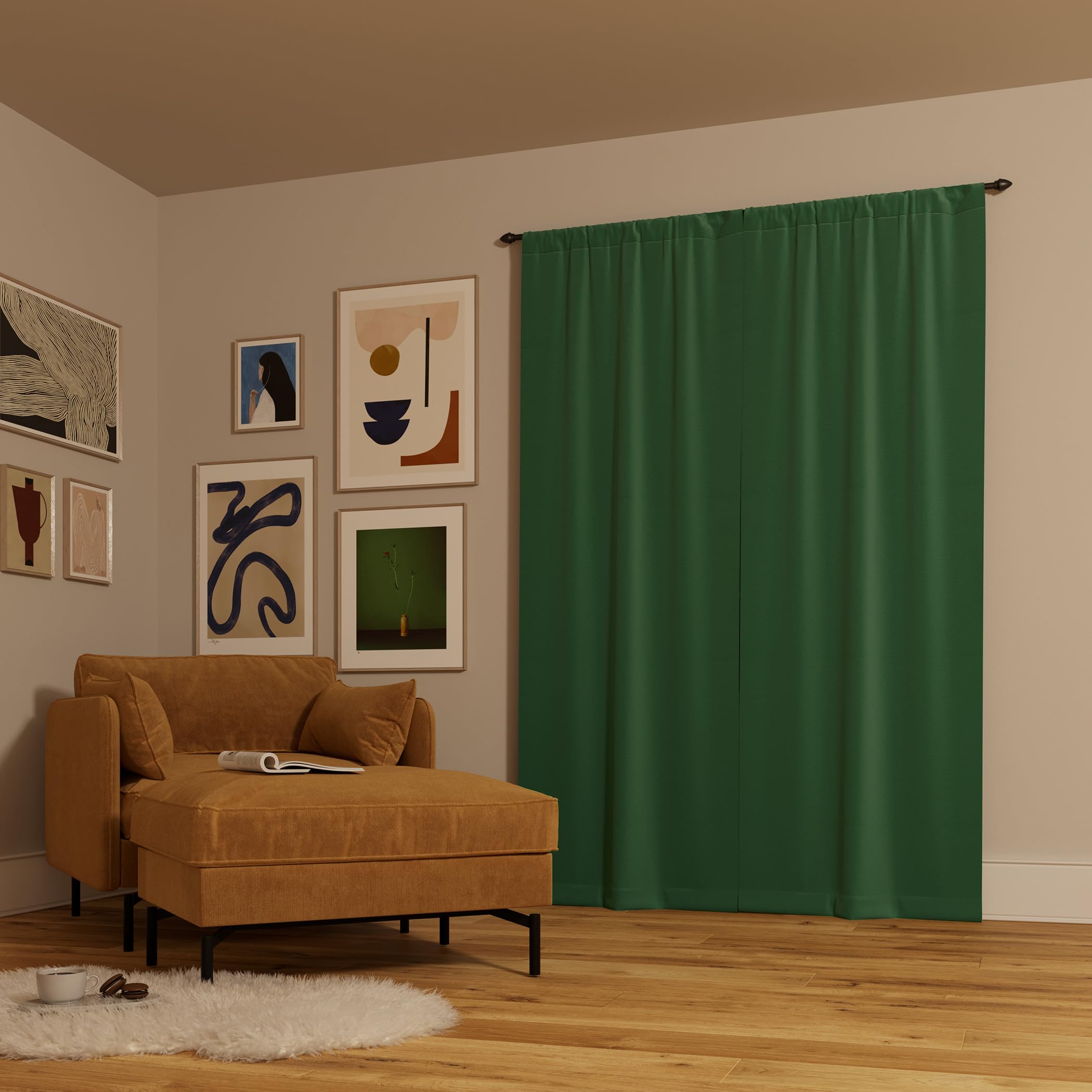 Snapklik.com : Sun Zero Rianna Theater Grade Extreme 100% Blackout Rod ...