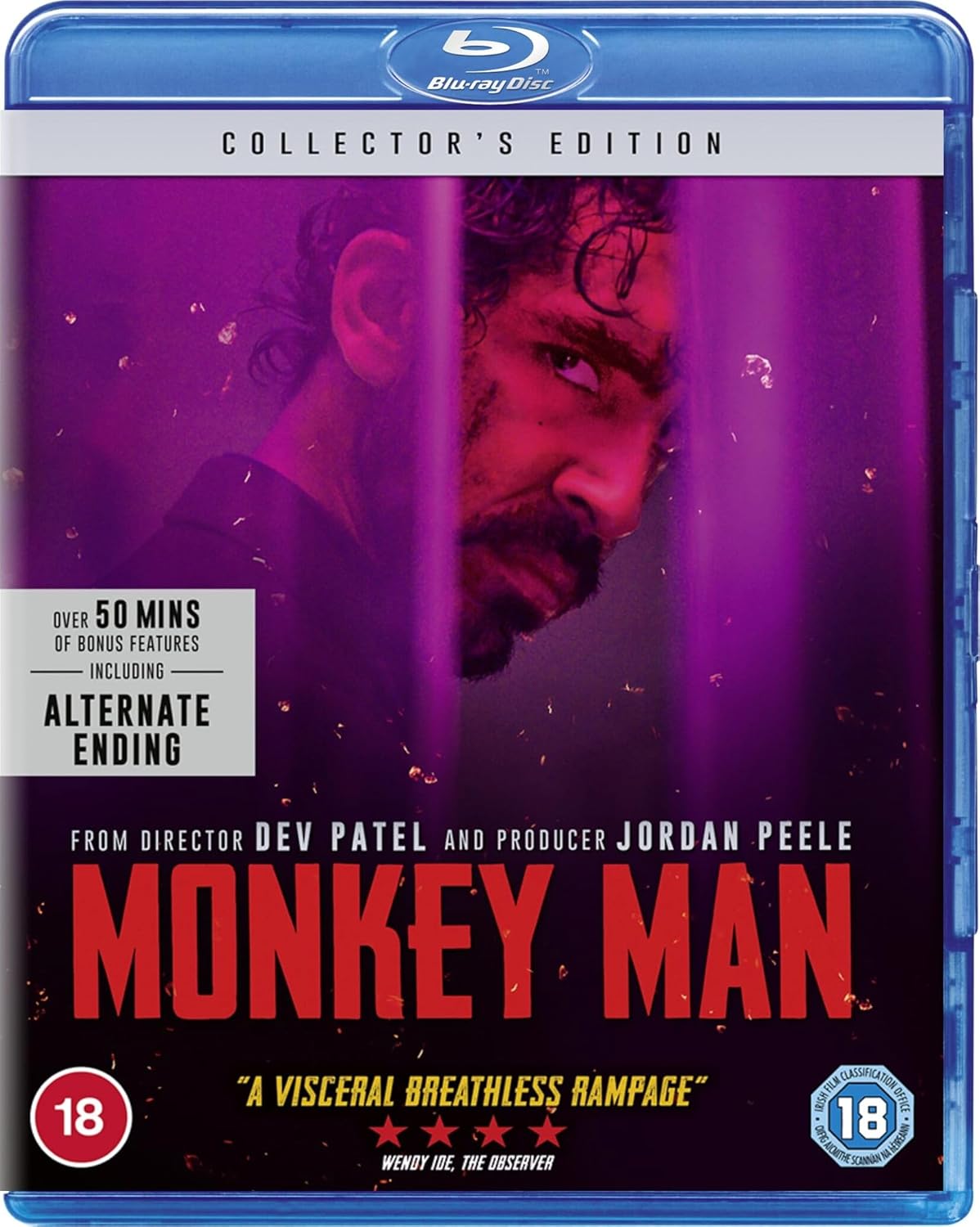 Amazon.com: Monkey Man [Blu-ray] : Dev Patel, Sharlto Copley, Pitobash ...