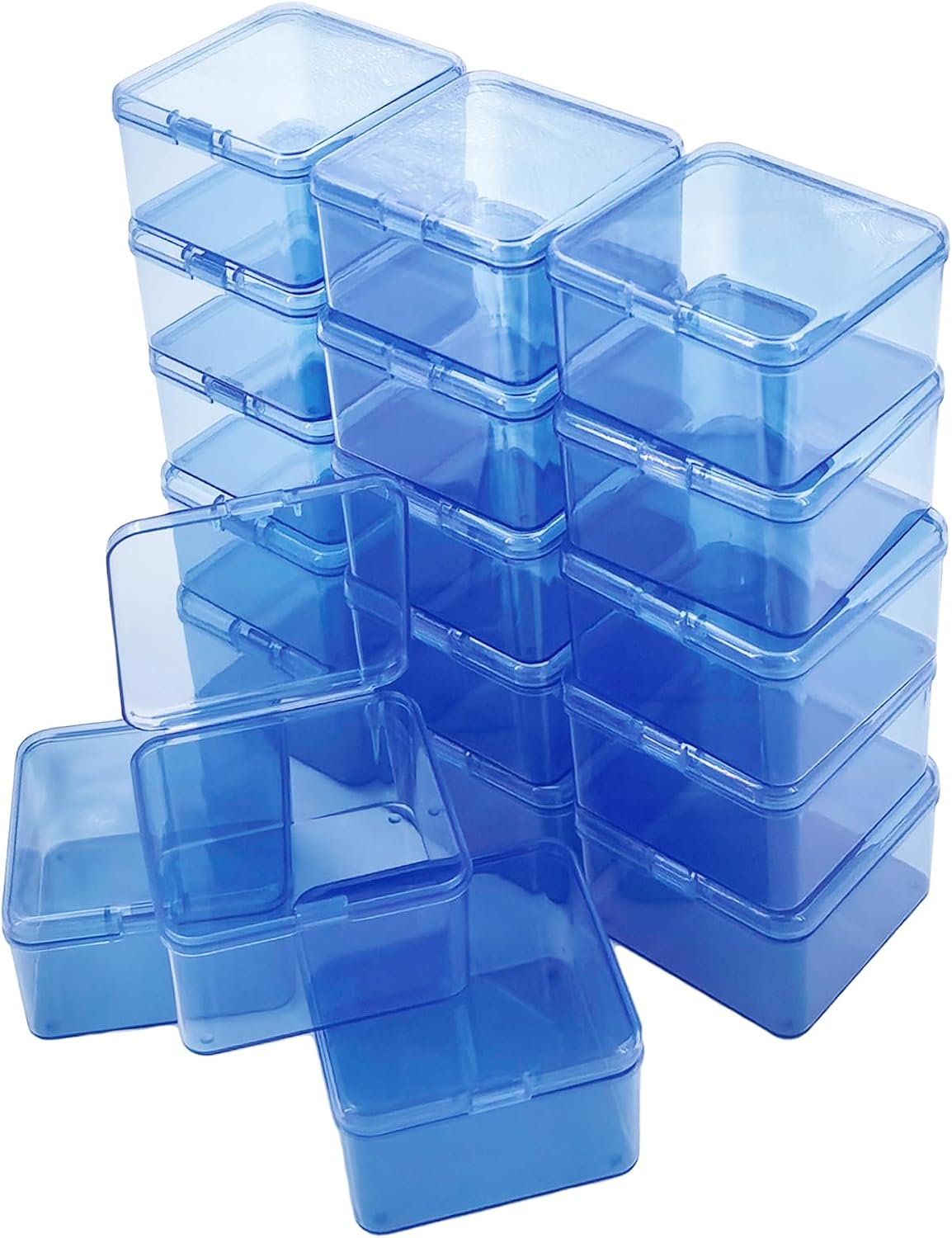 Amazon.com: Goodma 18 Pieces Square Empty Mini Plastic Organizer ...