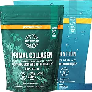 Amazon.com: Primal Harvest Hydration Powder & Collagen Powder ...