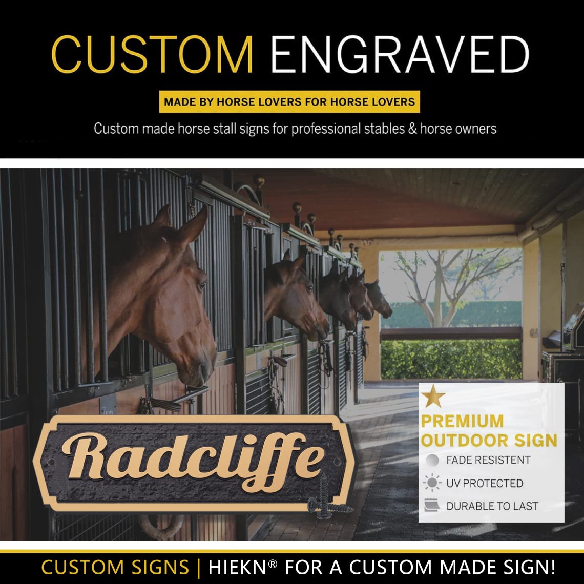 Horse Stable Signs